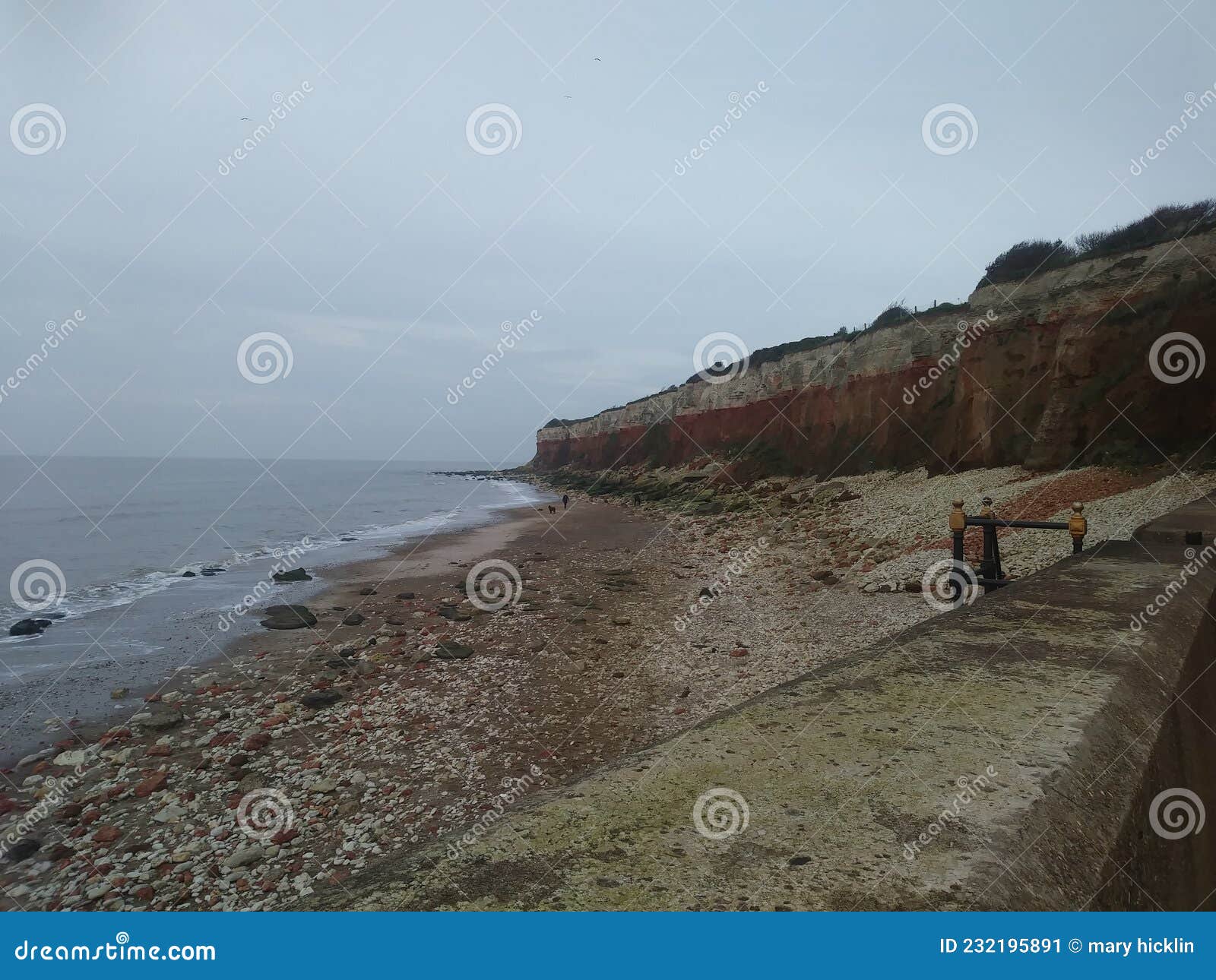Cliff sand pebble stock image. Image of fortification - 232195891