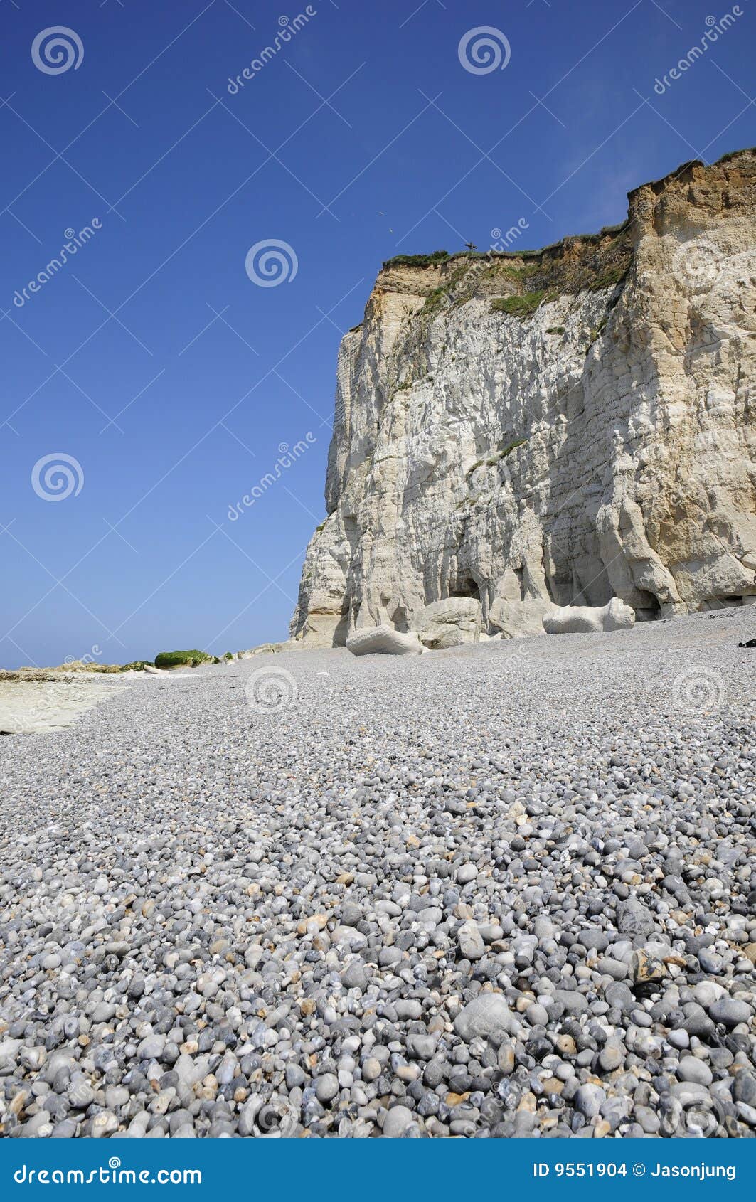 Cliff and the scree rock stock photo. Image of huge, coast - 9551904