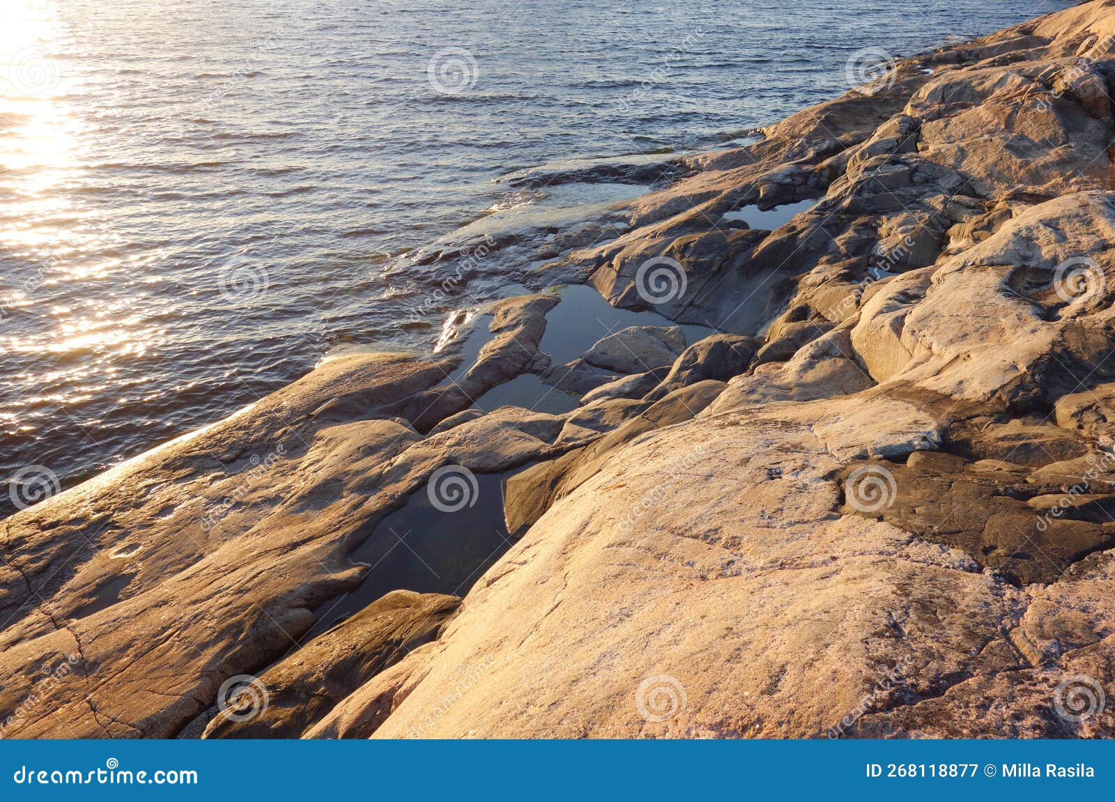 Cliff and sea in summer stock image. Image of backgrounds - 268118877