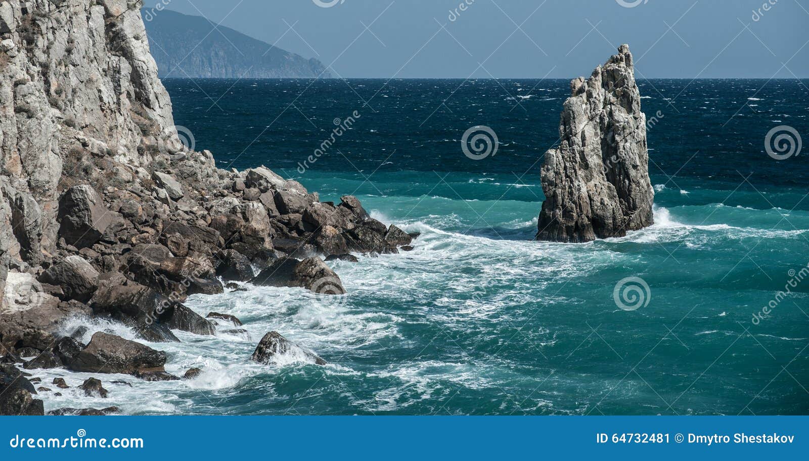 Cliff in the sea stock image. Image of nature, outdoors - 64732481