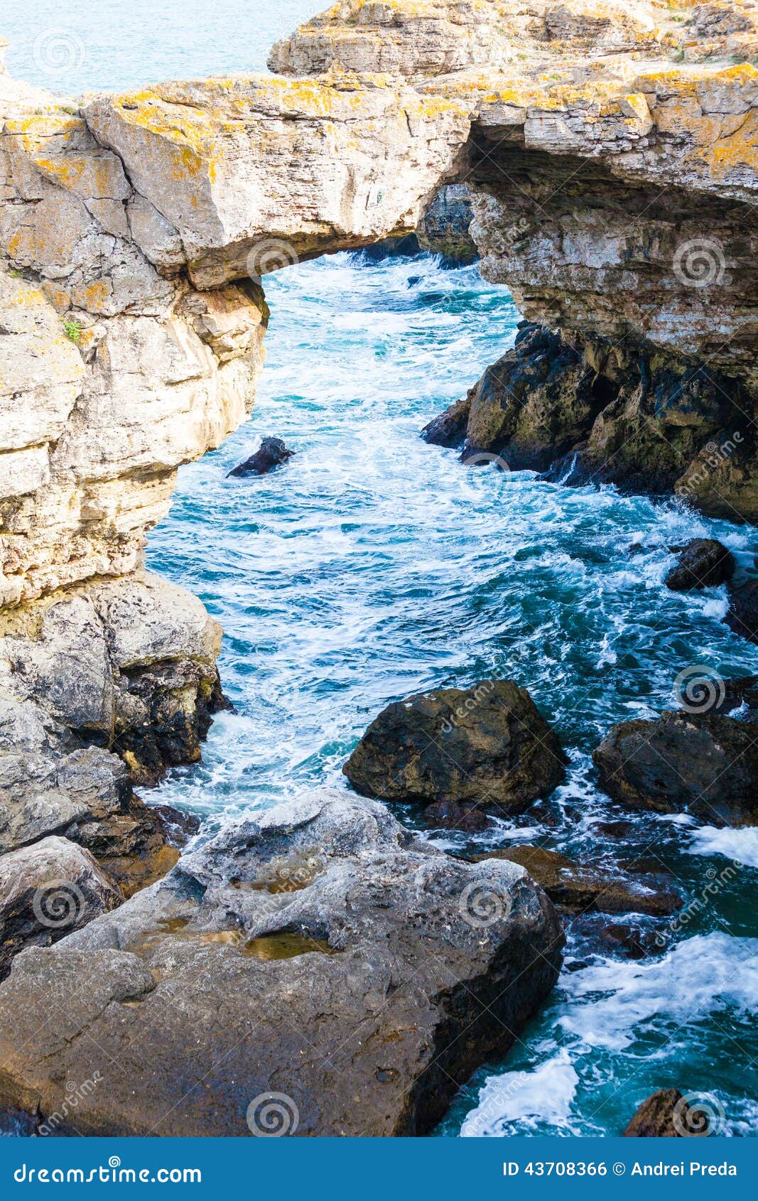 Cliff and sea stock photo. Image of beauty, nature, coast - 43708366