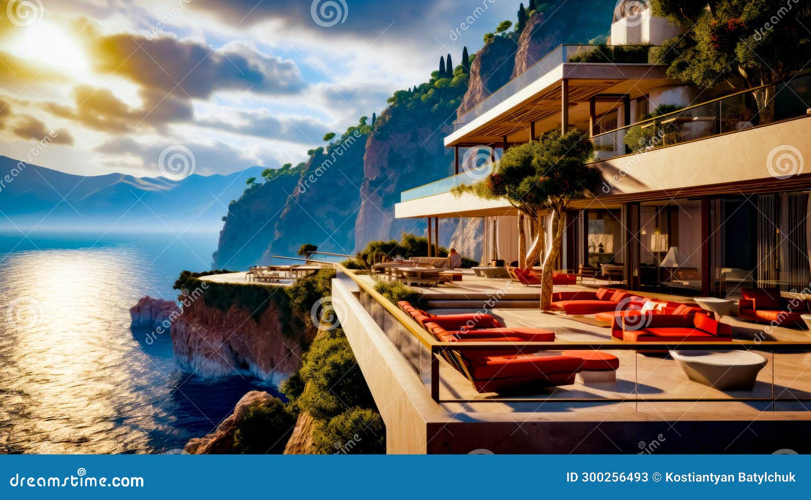 Cliff Side House Overlooking the Ocean on Cliff Side Overlooking the ...