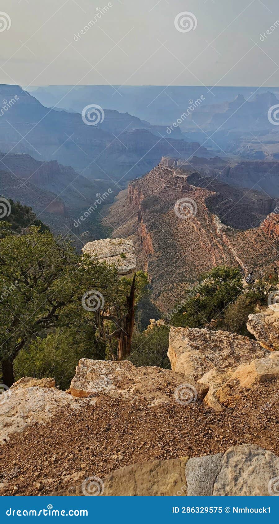 Cliff Side View of the Grand Canyon Stock Image - Image of grand, side ...