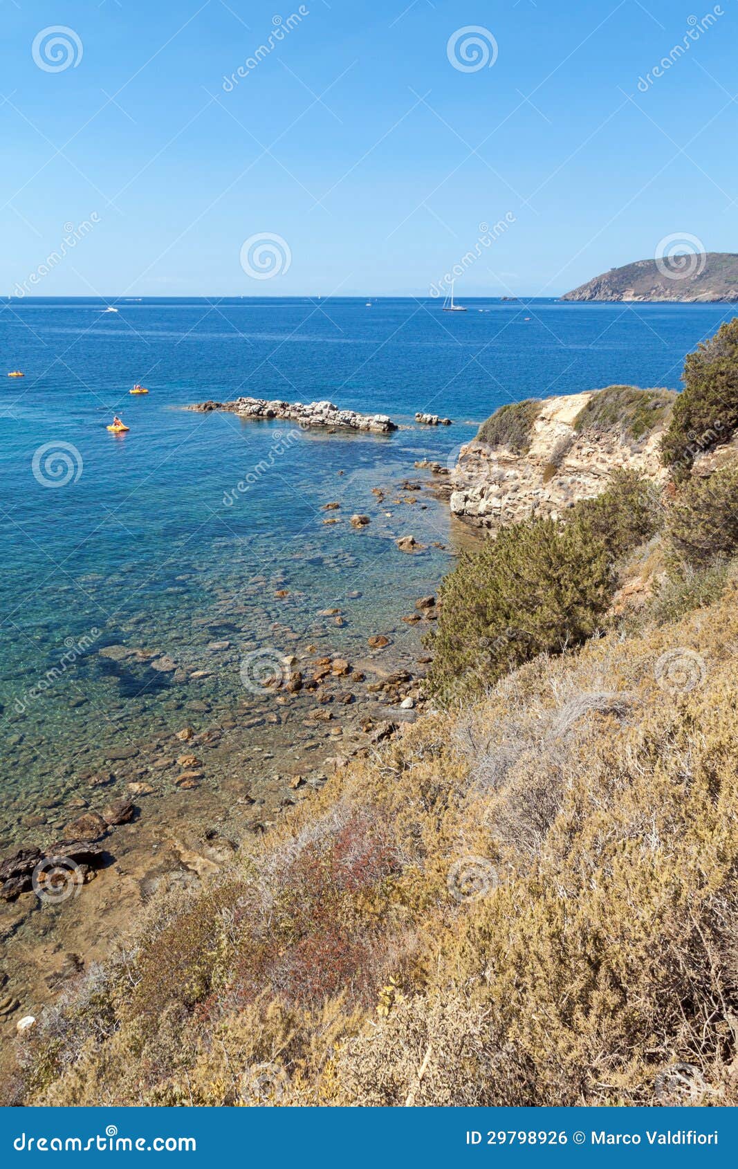Elba sea stock photo. Image of summer, tyrrhenian, horizon - 29798926