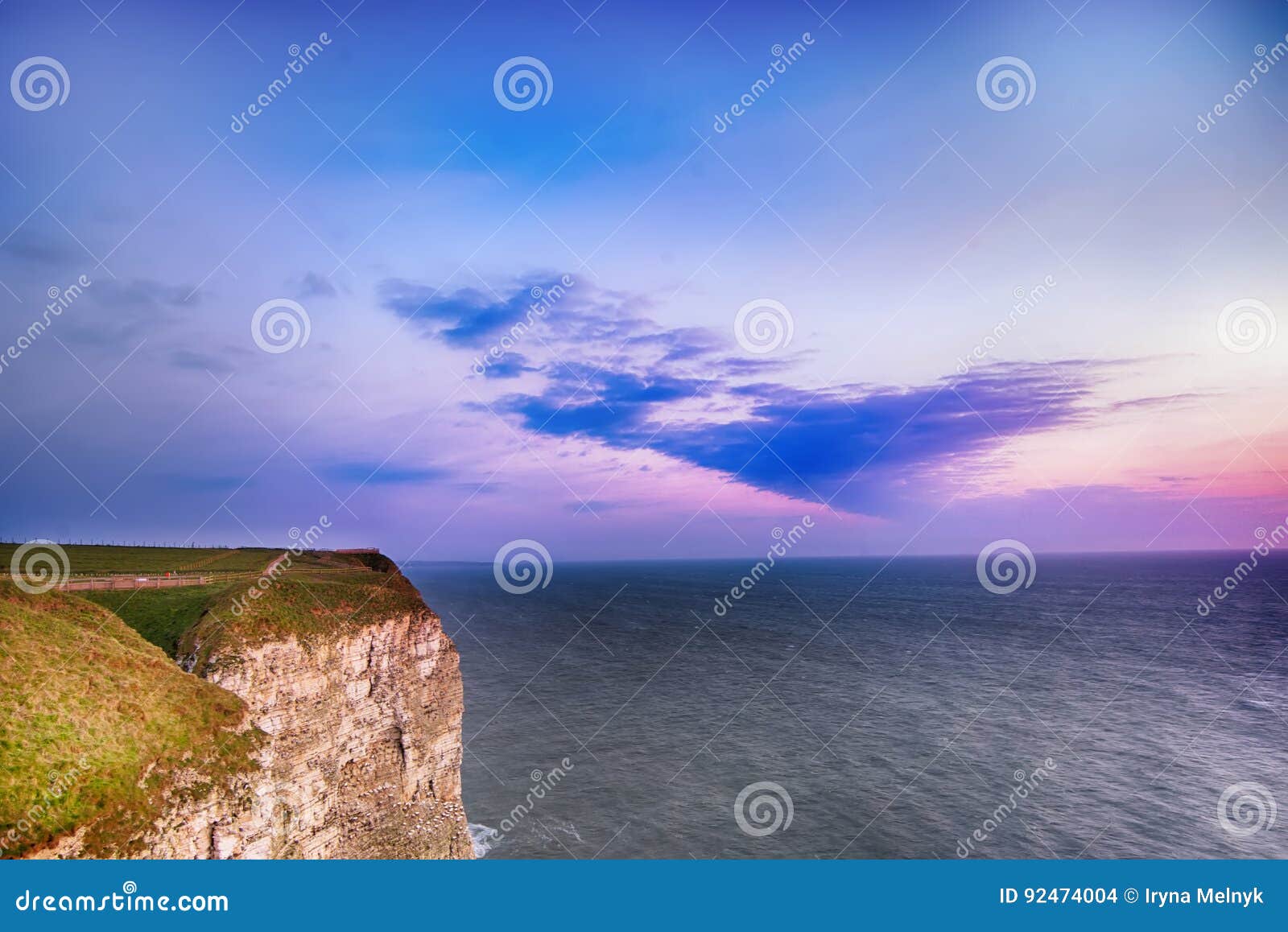 Cliff at the sunrise stock photo. Image of rock, morning - 92474004