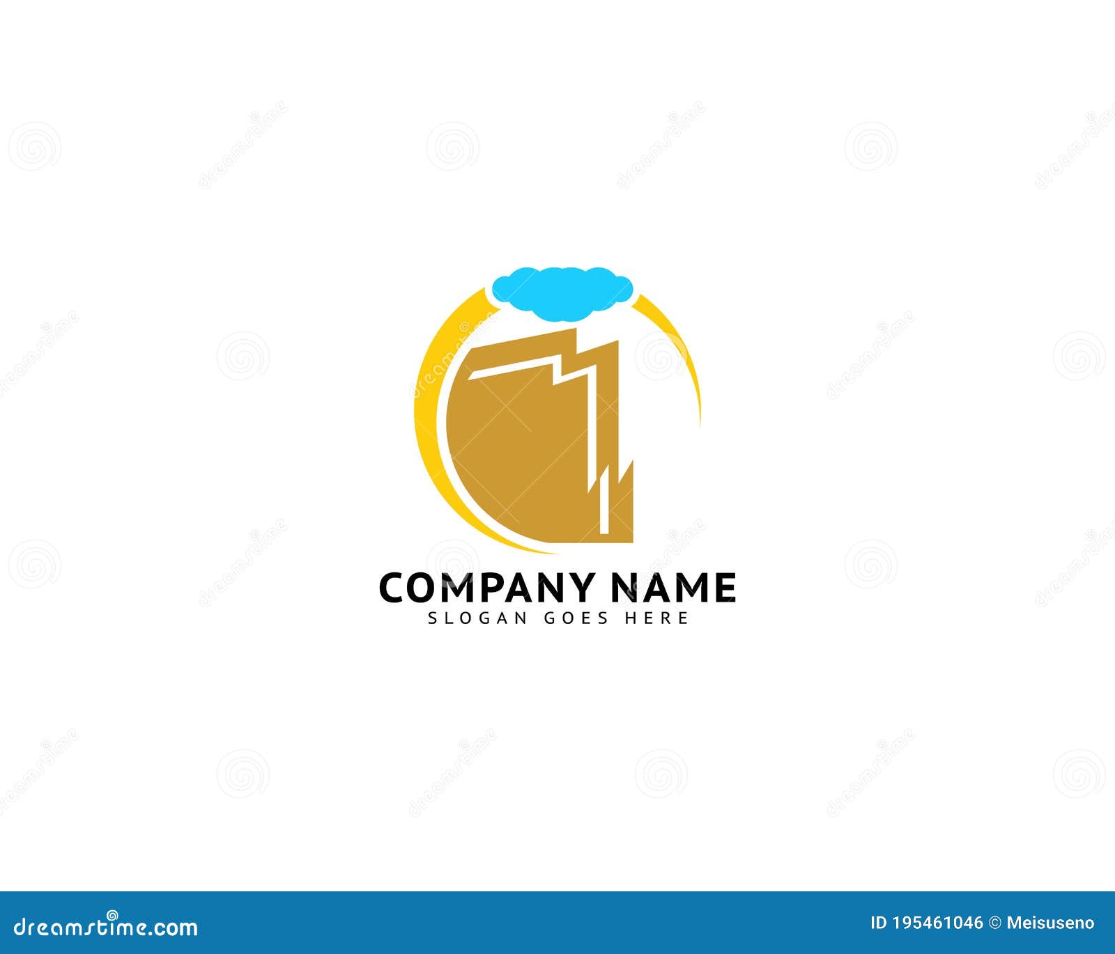 Cliff Vector Logo Design Graphic Template Stock Vector - Illustration ...