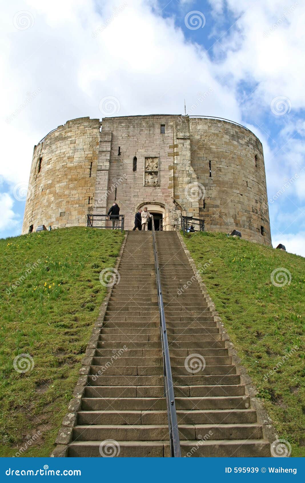 Clifford s Tower stock image. Image of english, heritage - 595939