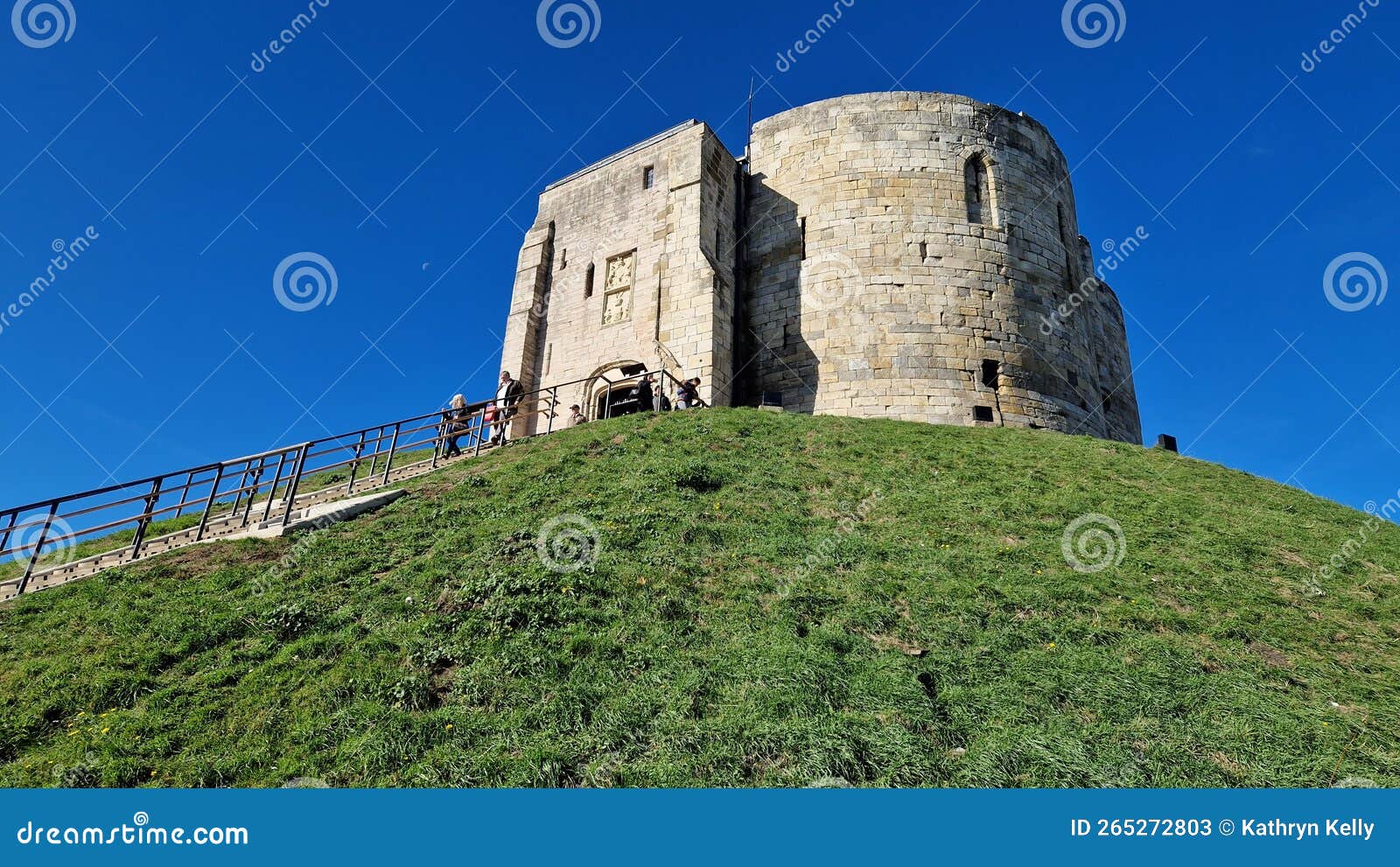 Cliffords Tower , York, England Editorial Stock Photo - Image of ...