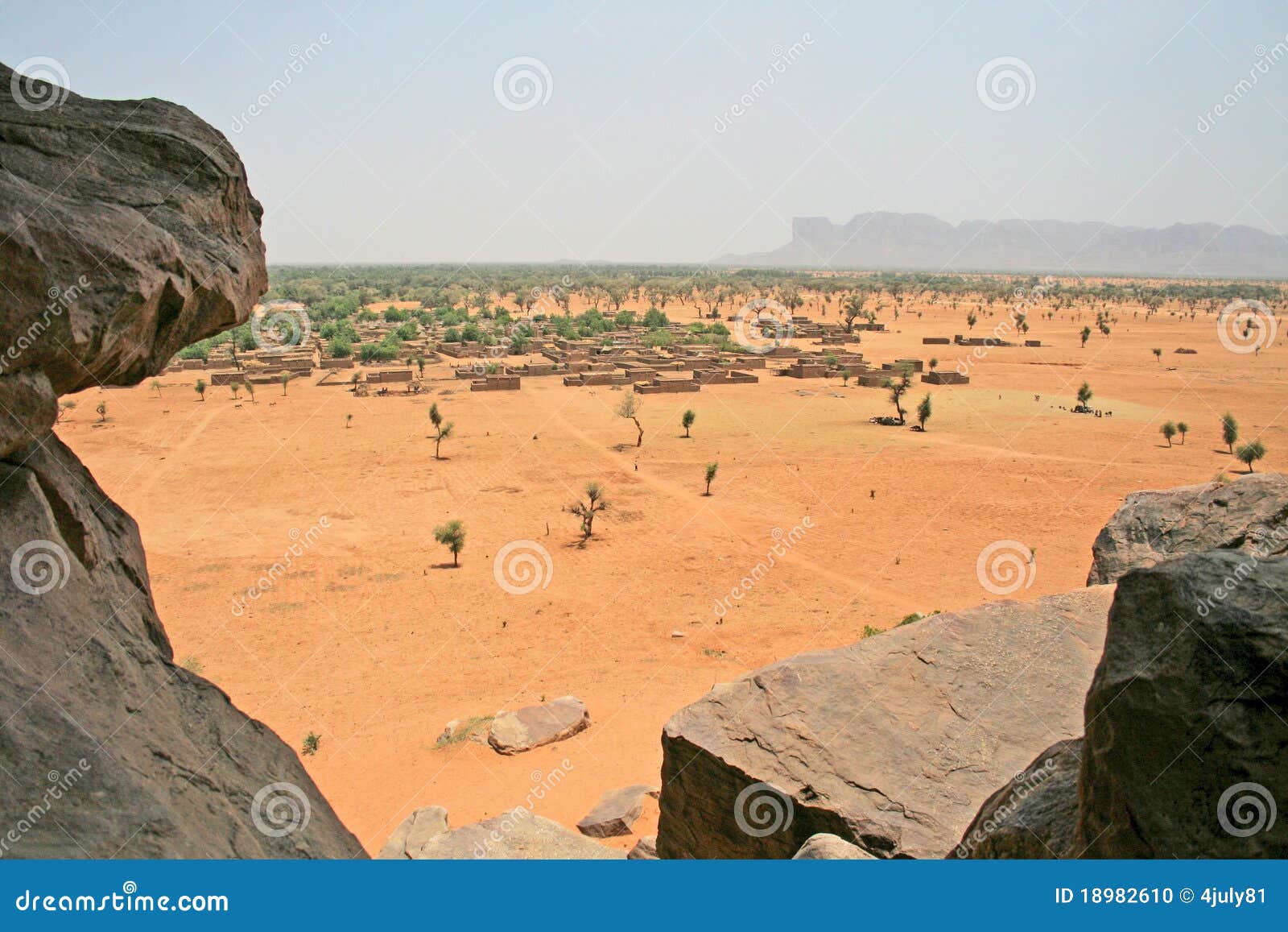 Cliffs stock photo. Image of ancient, african, mali, destination - 18982610
