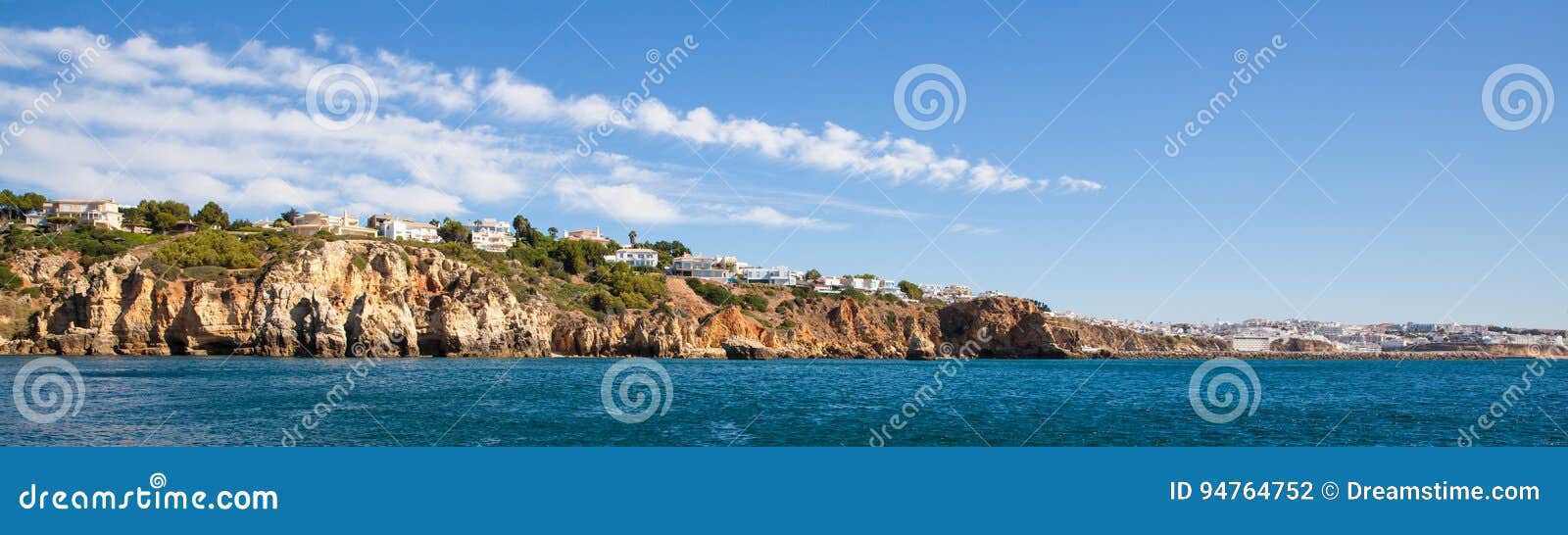 Cliffs of Algarve stock photo. Image of rock, algarve - 94764752