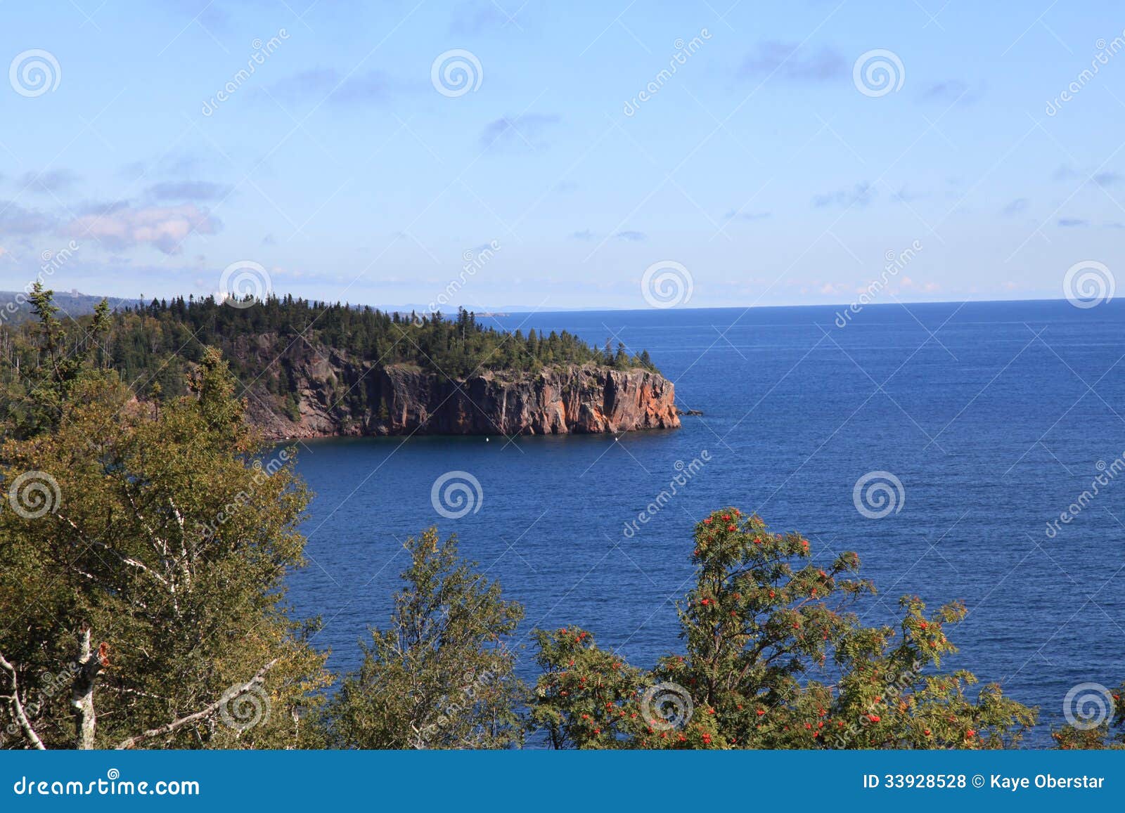 Cliffs along Lake Superior stock photo. Image of berries - 33928528