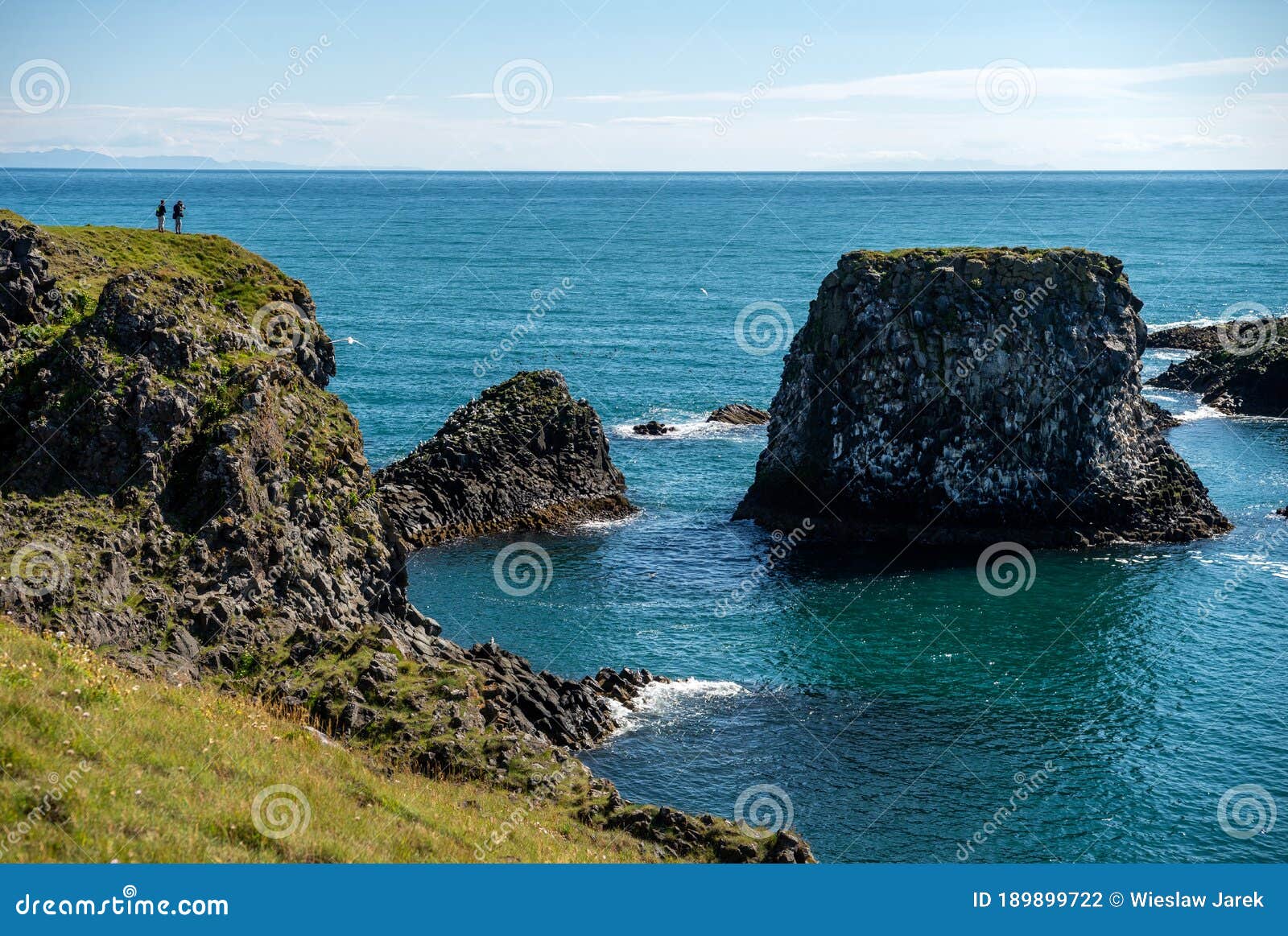 The Cliffs between Arnarstapi and Hellnar in Snaefellsnes, Stock Photo ...