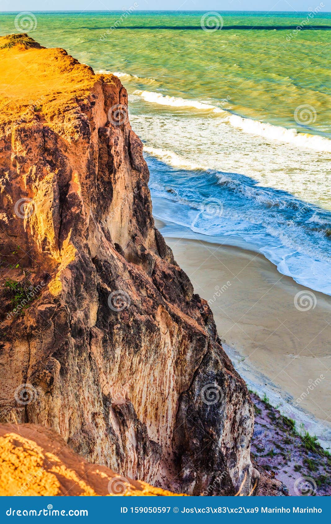 Cliffs on the beaches stock image. Image of beach, natal - 159050597