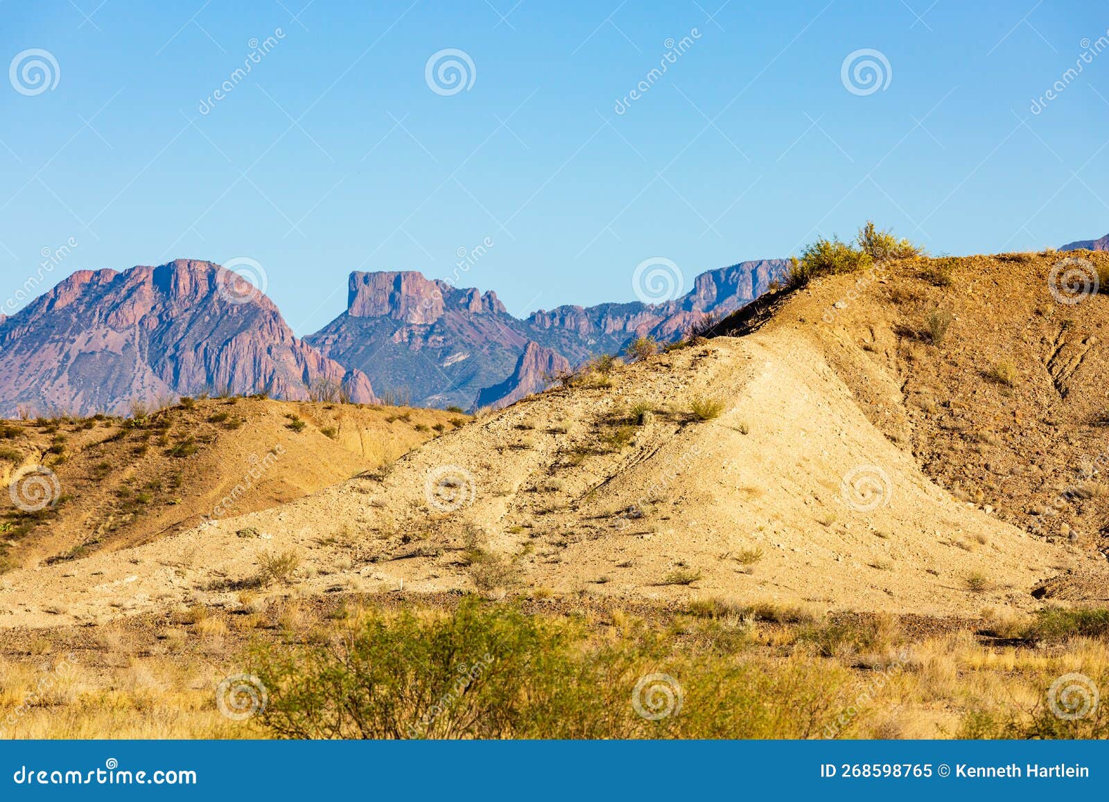 Cliffs and Bluffs in Big Bend National Park Stock Image - Image of ...