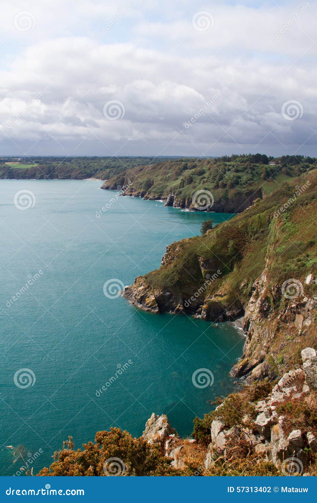 Cliffs of Brittany stock photo. Image of brittany, coast - 57313402