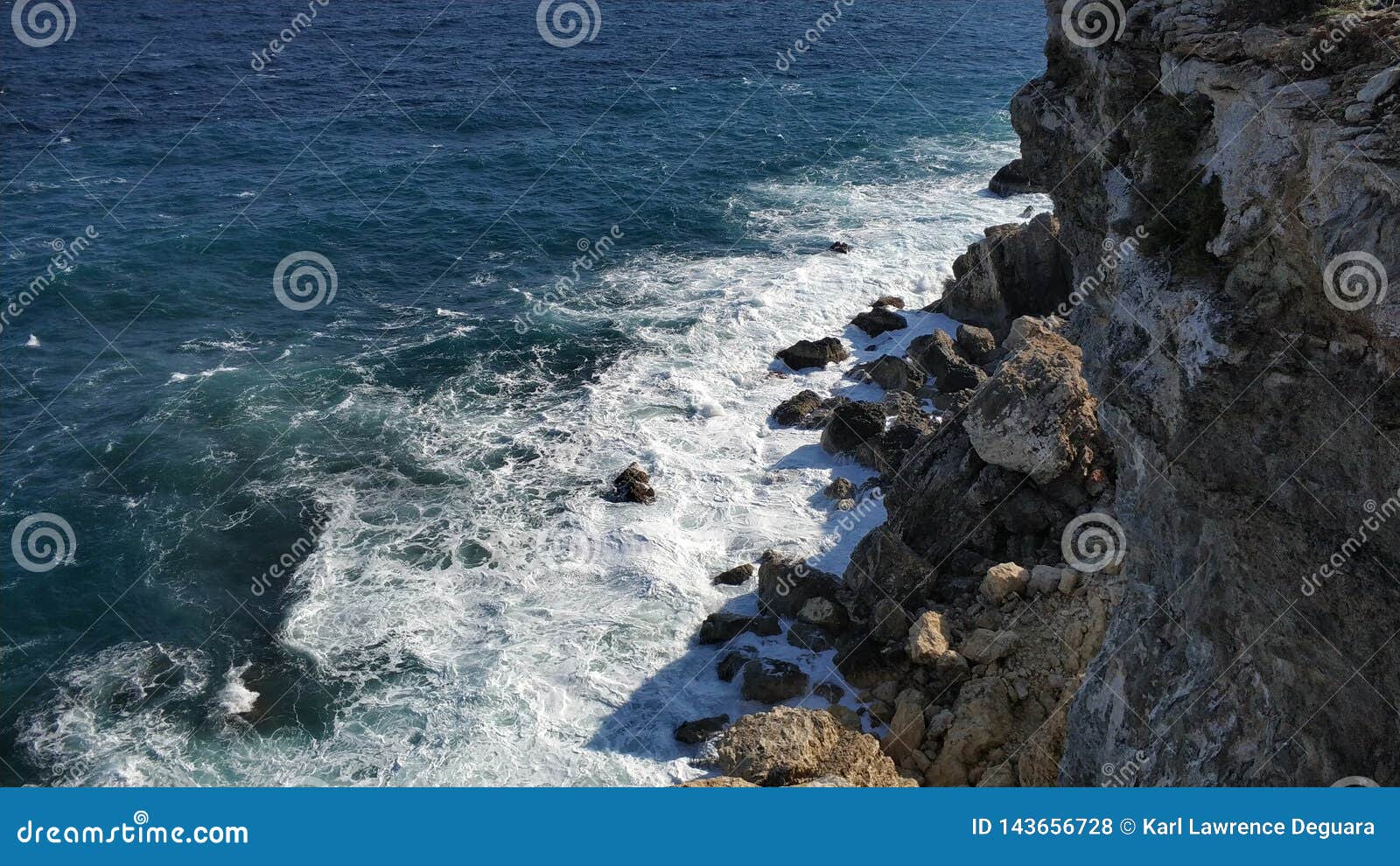 Cliffs stock photo. Image of rock, waves, cliffs, rough - 143656728