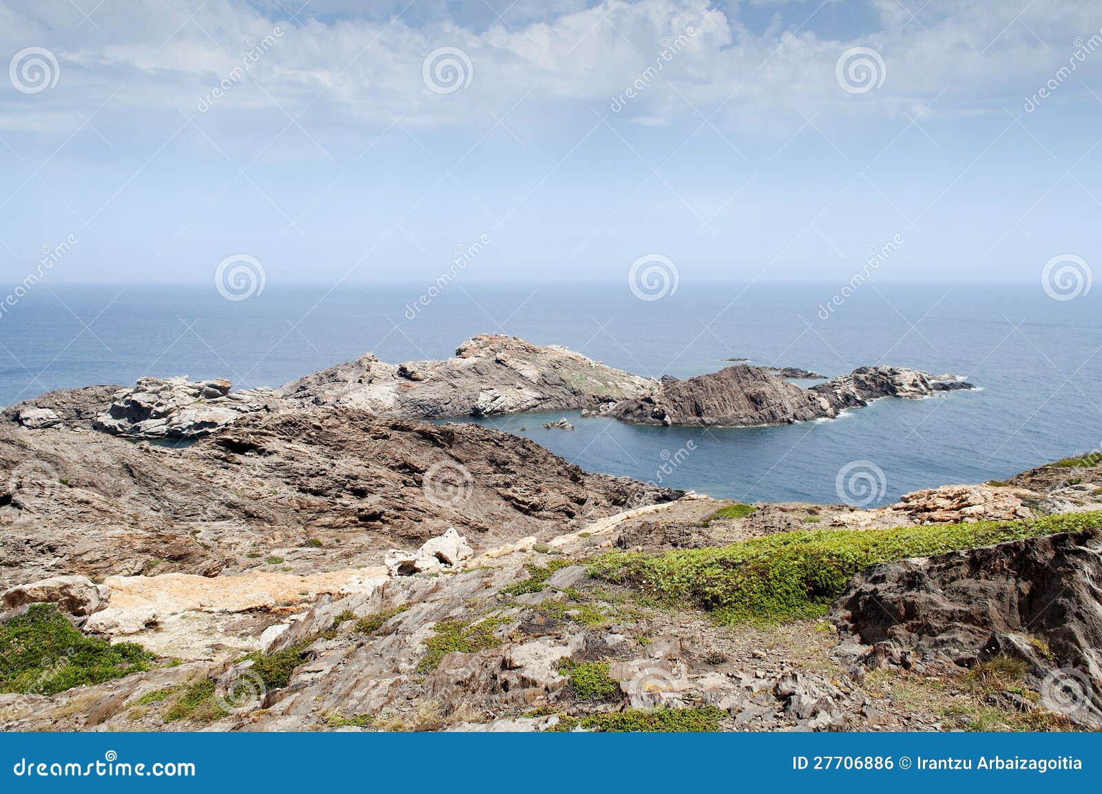 Cliffs on the Coast of the Mediterranean Sea Stock Photo - Image of ...