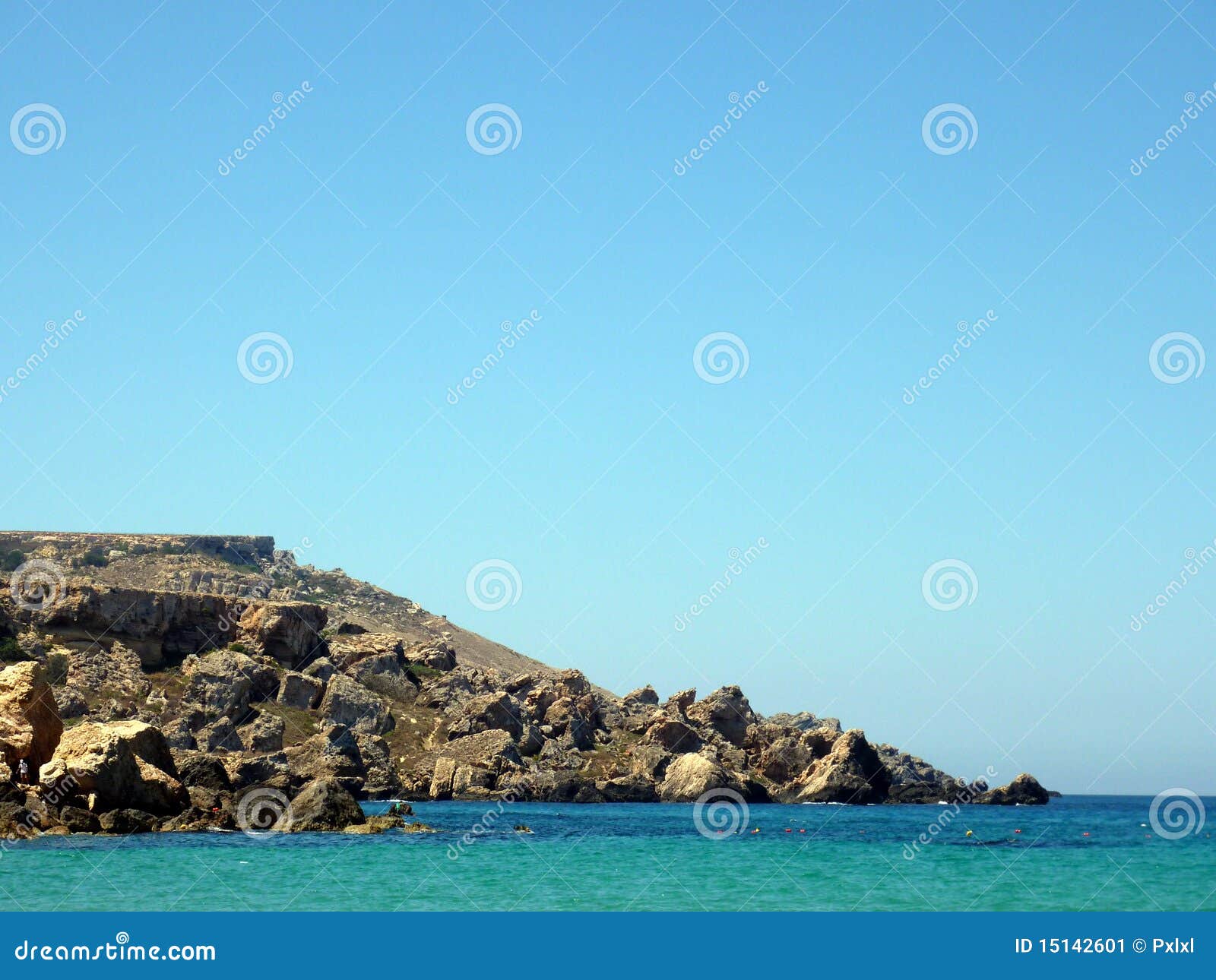 Cliffs in Comino island stock image. Image of beautiful - 15142601