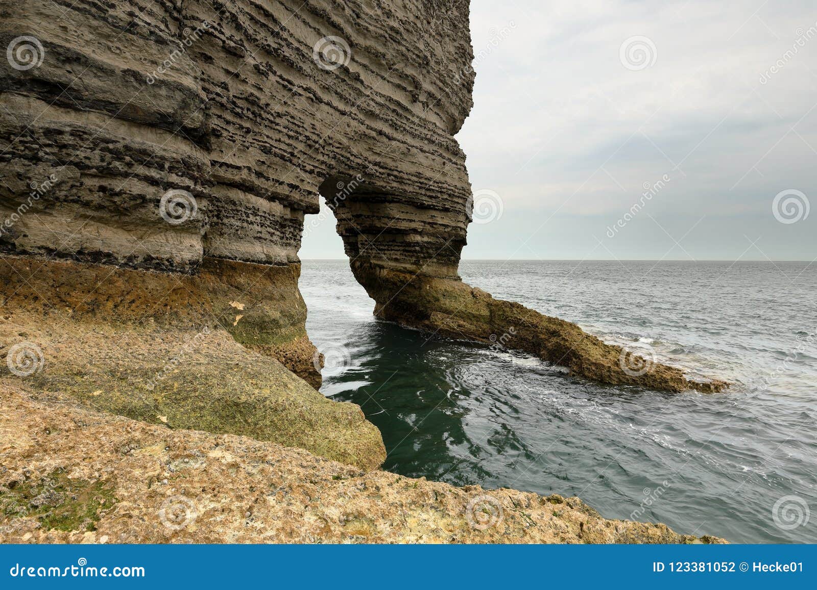 Cliffs at Etretat in Normandy Stock Photo - Image of nature, coastal ...
