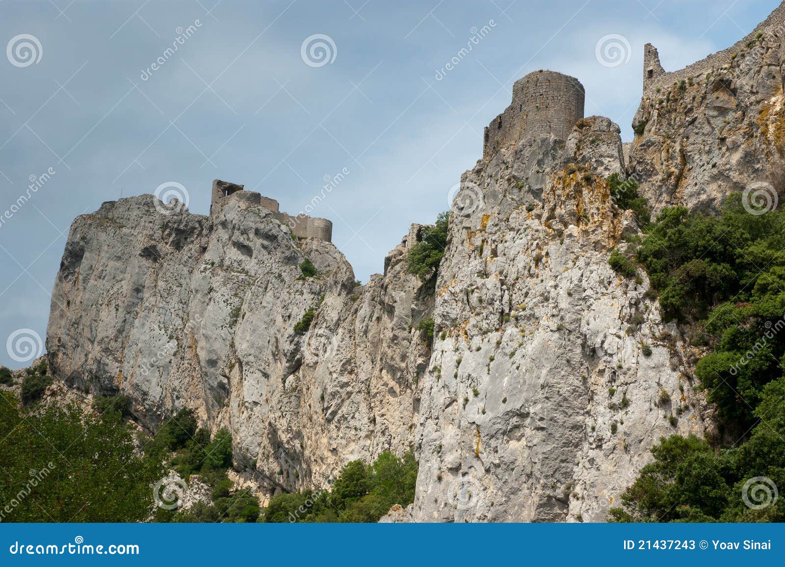 Cliffs in the French Pyrenees Stock Image - Image of ruins, french ...