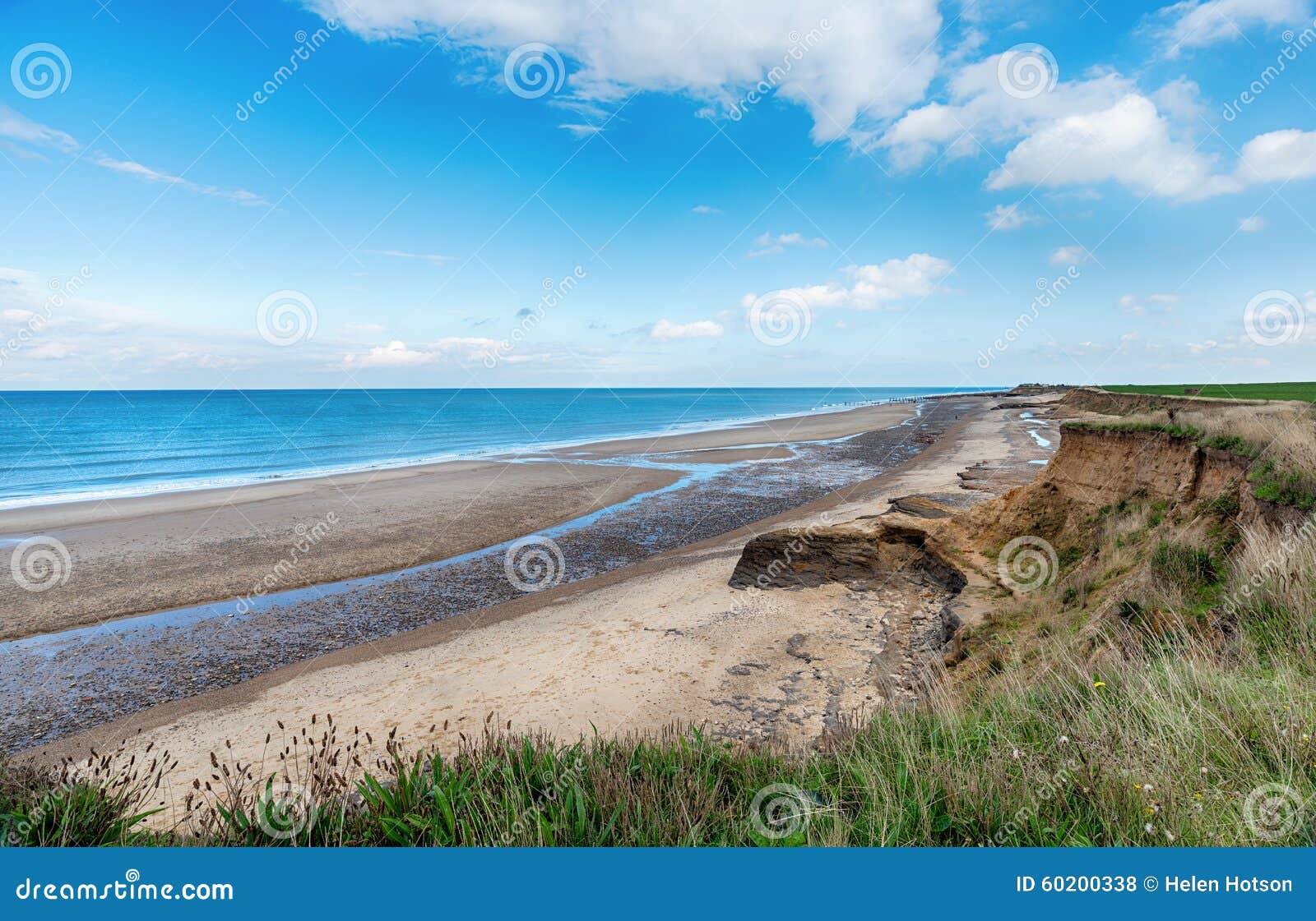 Cliffs at Happisburgh stock photo. Image of britain, coast - 60200338