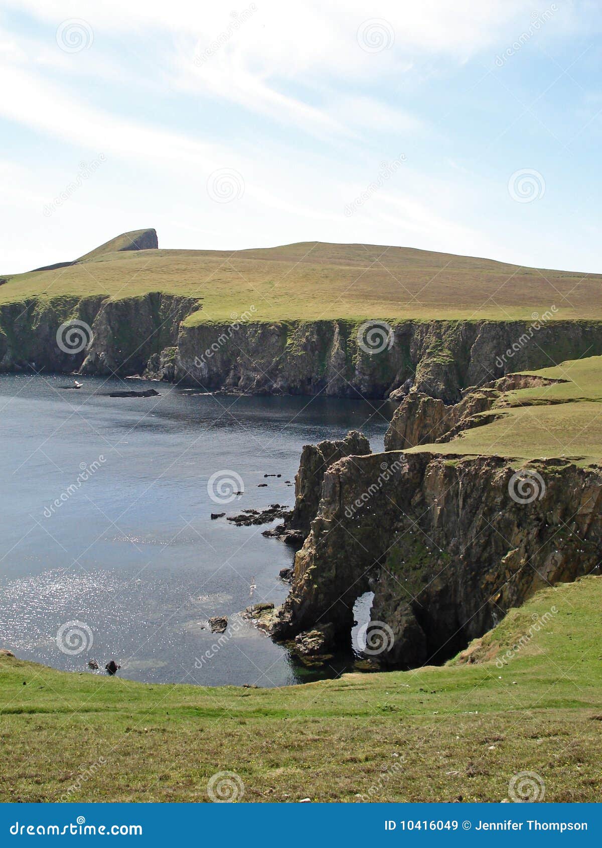 Cliffs of Hebrides stock image. Image of hebrides, blue - 10416049