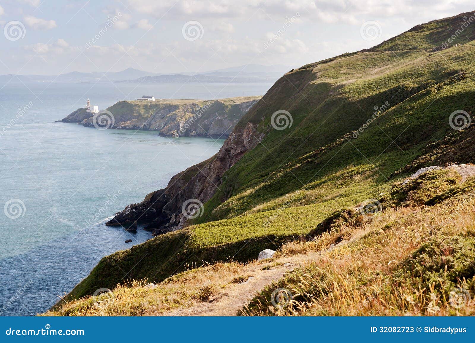 Cliffs in Howth stock image. Image of fish, hill, ireland - 32082723