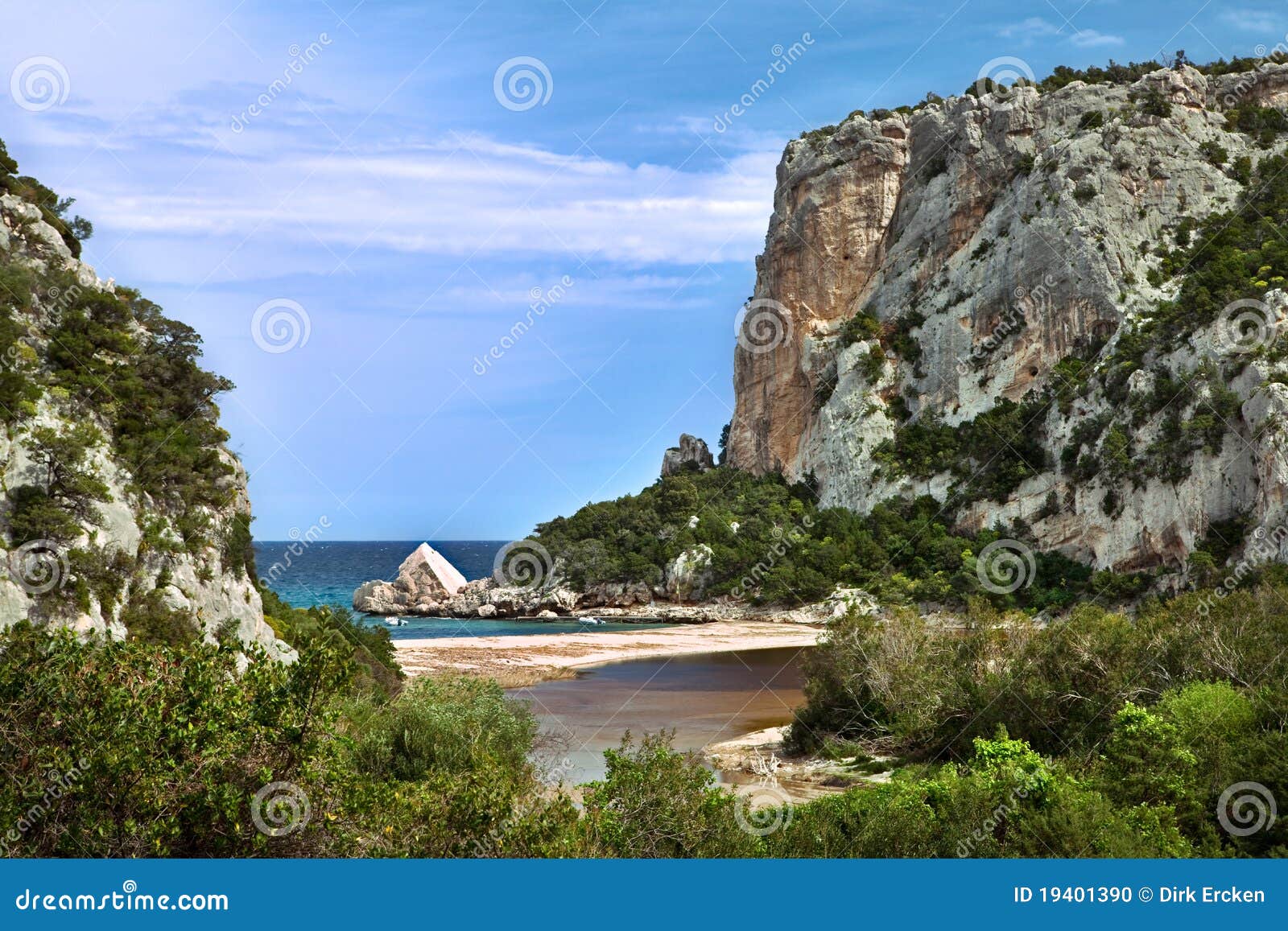 Cliffs at Idylic Beach Coast Hiliday Paradise Stock Photo - Image of ...