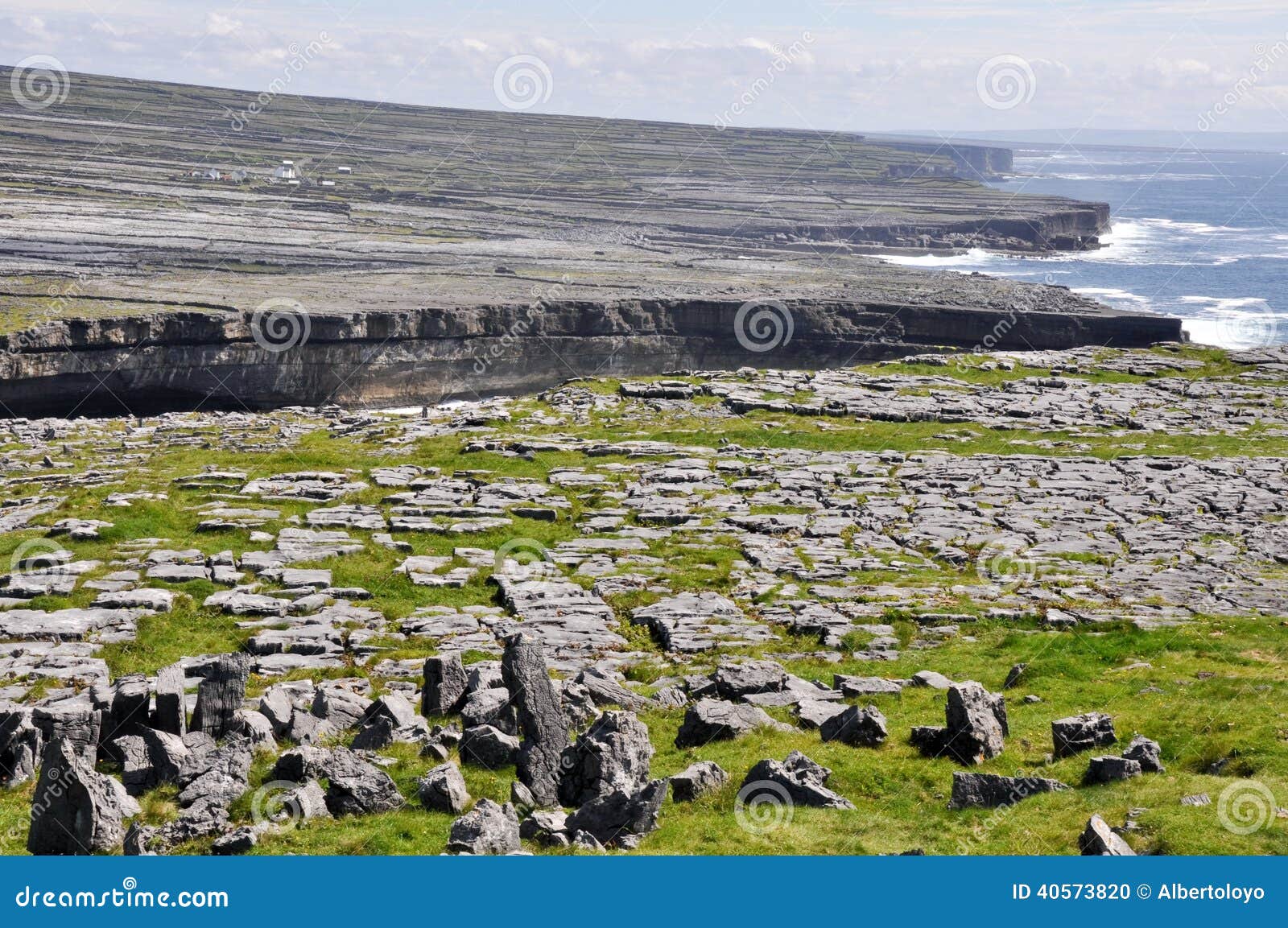 Cliffs in Inishmore, Aran Islands, Ireland Stock Photo - Image of rock ...