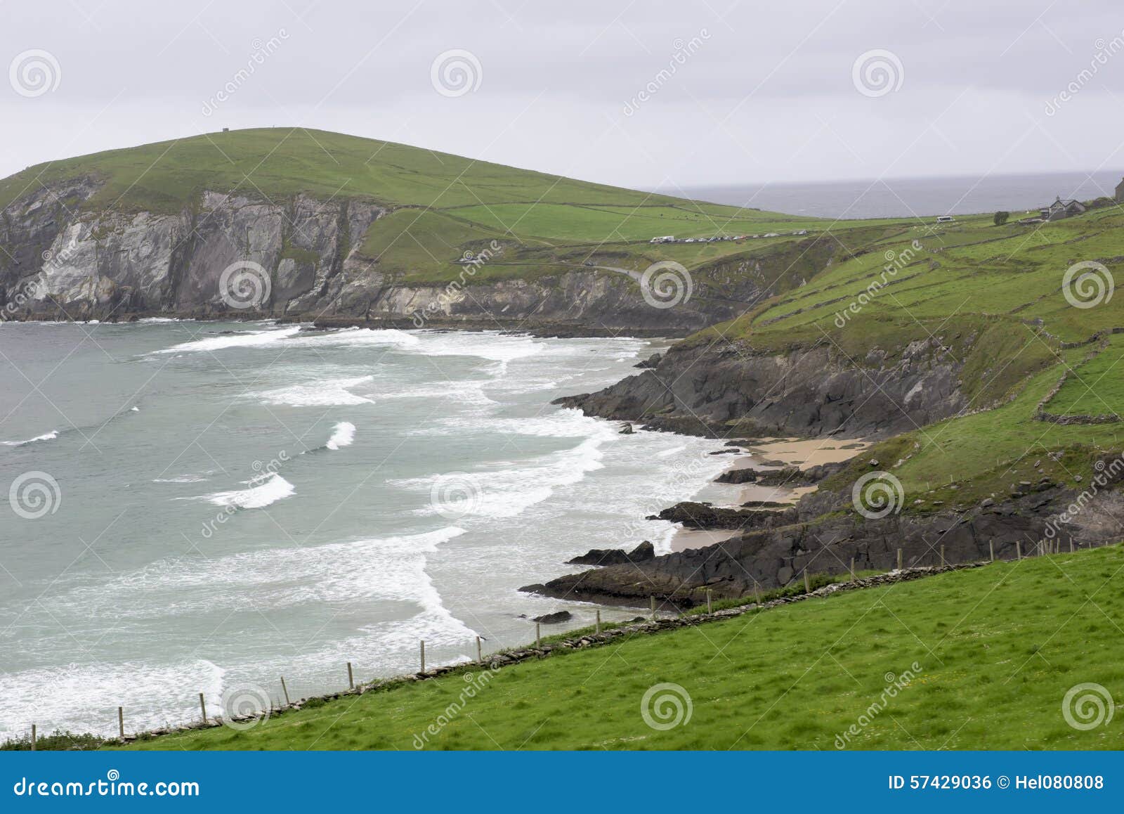 Cliffs in Ireland stock photo. Image of dingle, kerry - 57429036