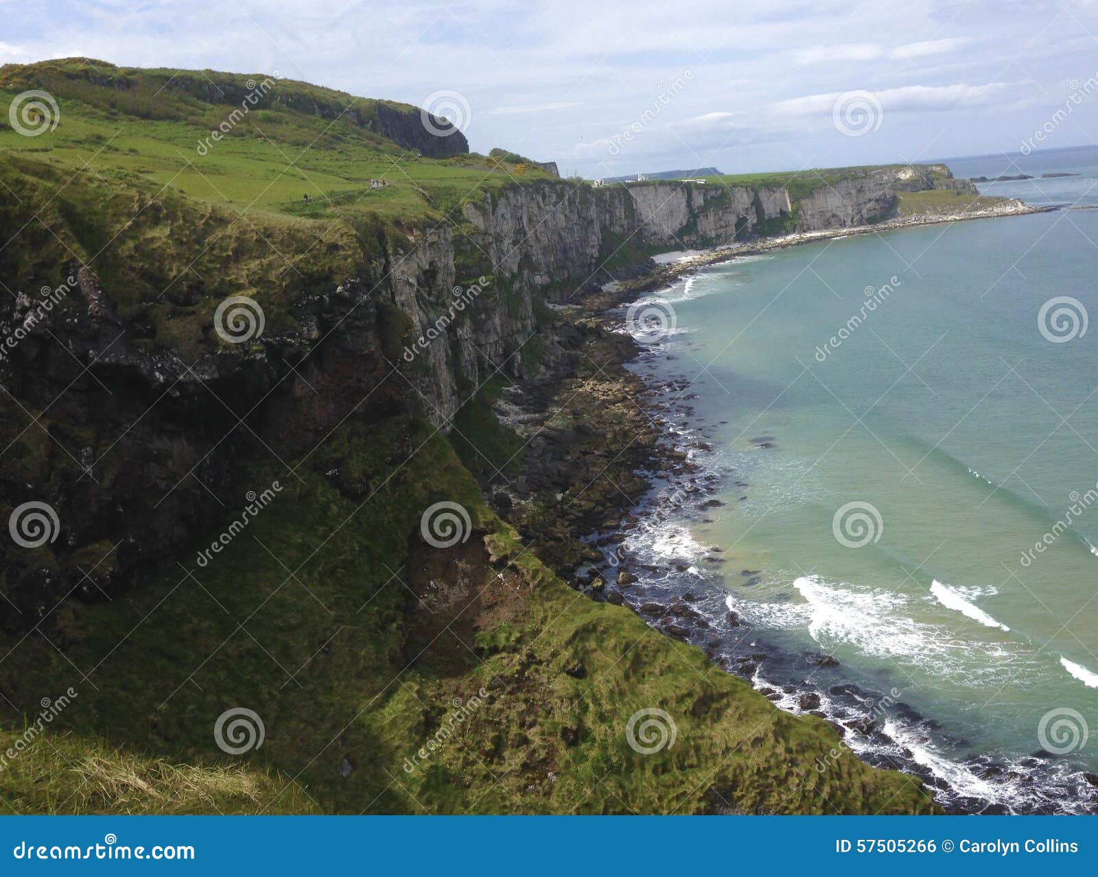 Cliffs in Ireland stock photo. Image of coast, ocean - 57505266