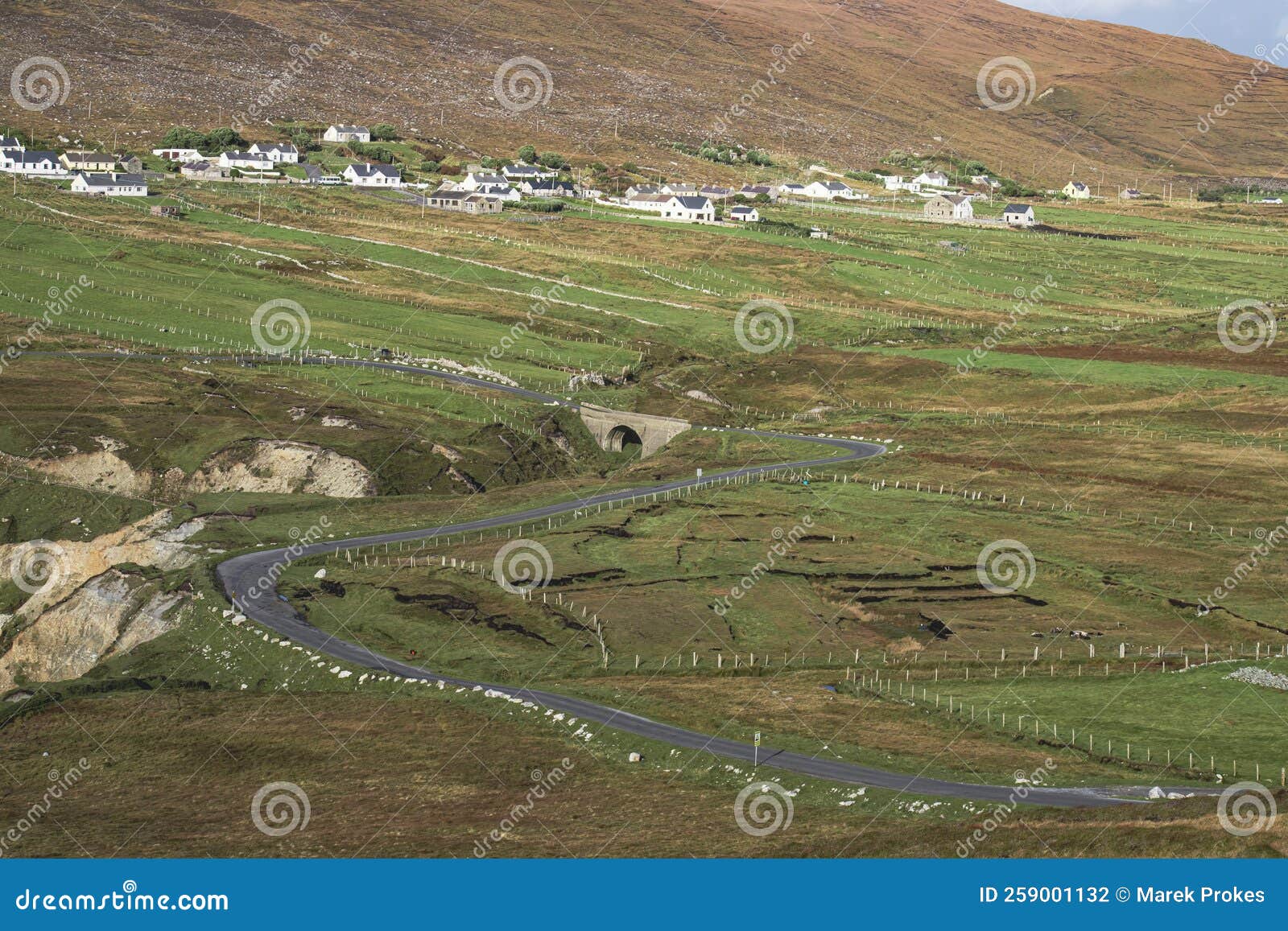 Cliffs and Mountain on Irish Coast, County Mayo, Irish Nature Landscape ...