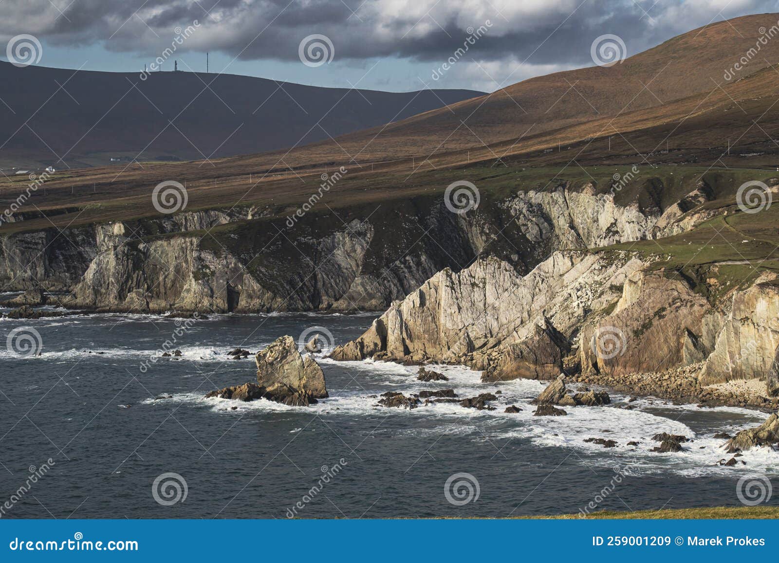Cliffs on Irish Coast, County Mayo Stock Image - Image of island, mayo ...