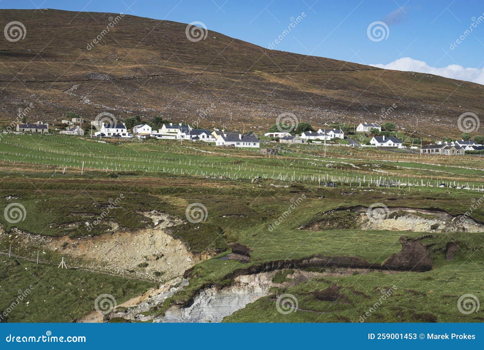 Cliffs on Irish Coast, County Mayo Stock Image - Image of clouds ...