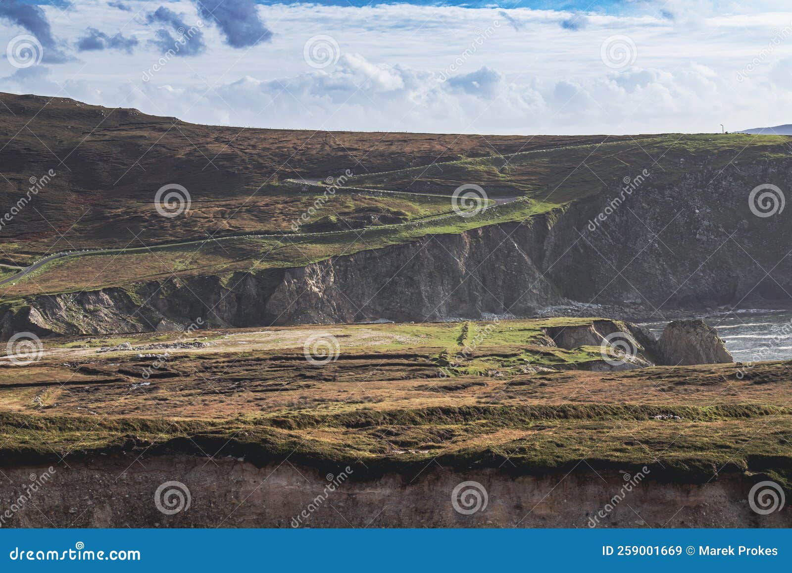 Cliffs on Irish Coast, County Mayo Stock Image - Image of maritime ...