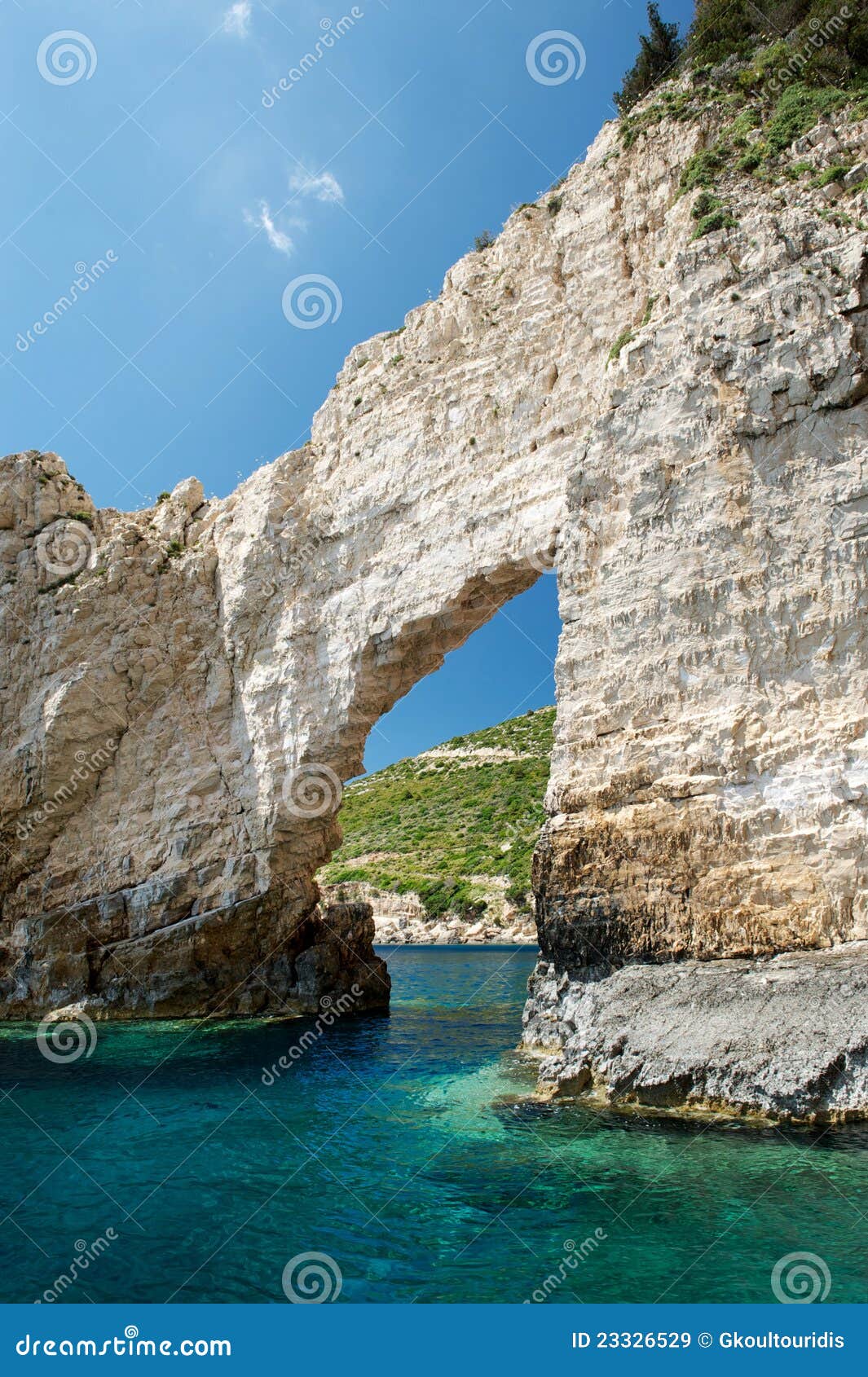 Cliffs on the Island, Greece Stock Image - Image of coastline, seaside ...