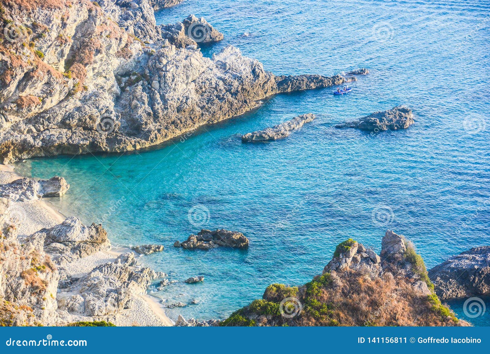 Cliffs of Italy stock image. Image of italian, open - 141156811