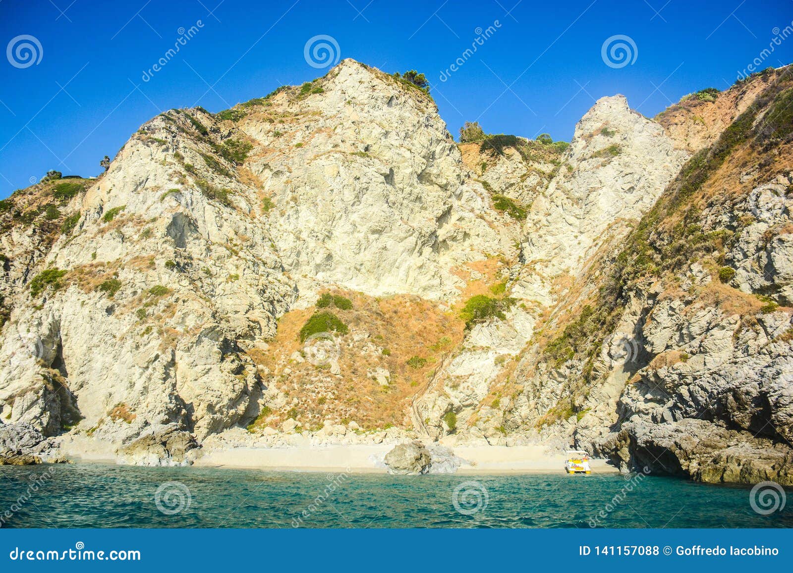 Cliffs of Italy stock photo. Image of italy, rock, clare - 141157088
