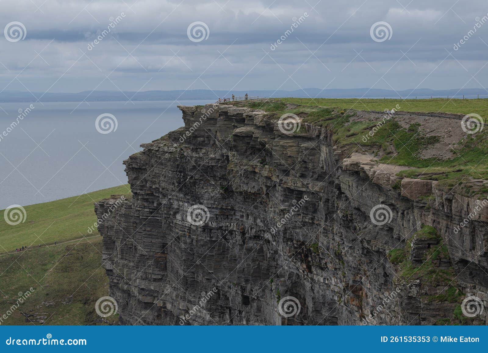 Cliffs of Moher on the Rugged West Coast of Ireland Stock Image - Image ...