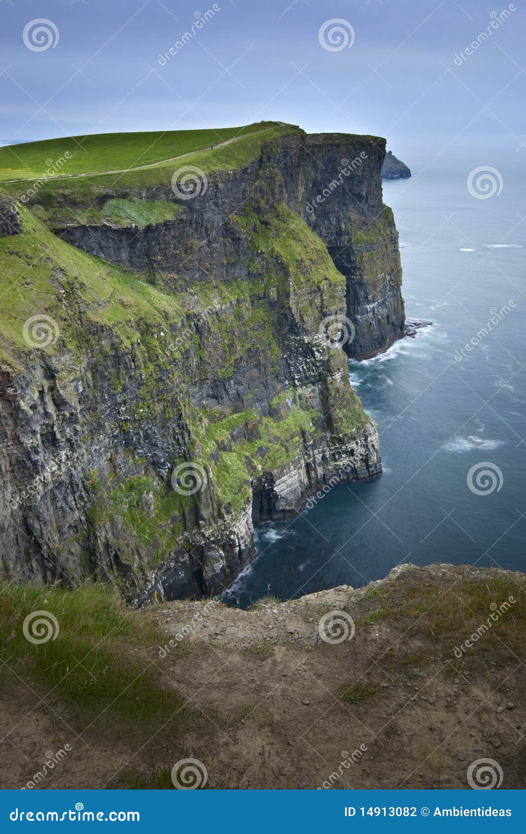 Cliffs of Moher at Twilight Stock Photo - Image of coastal, cliffs ...