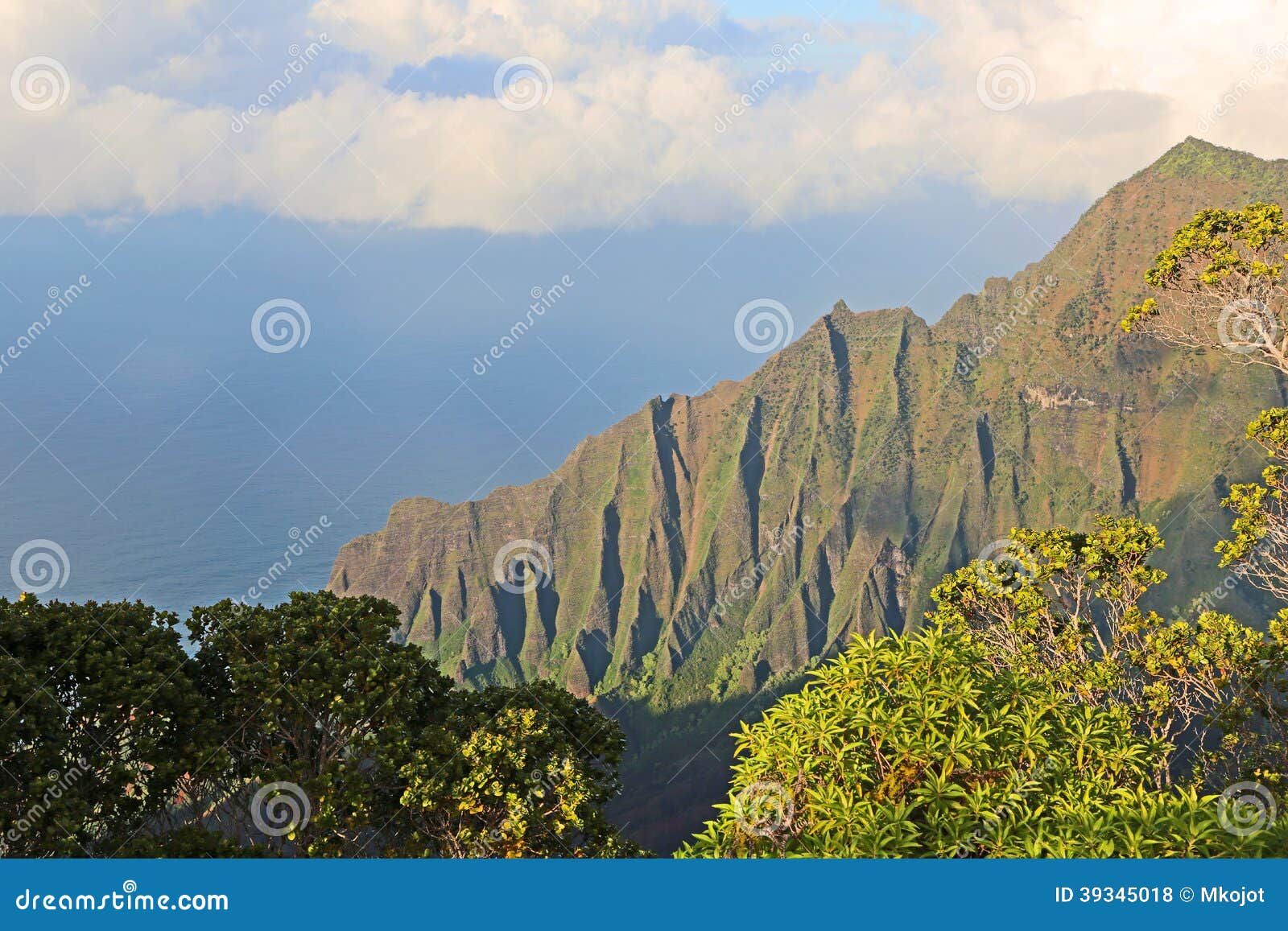 Cliffs of Na Pali coast stock photo. Image of coast, scenic - 39345018