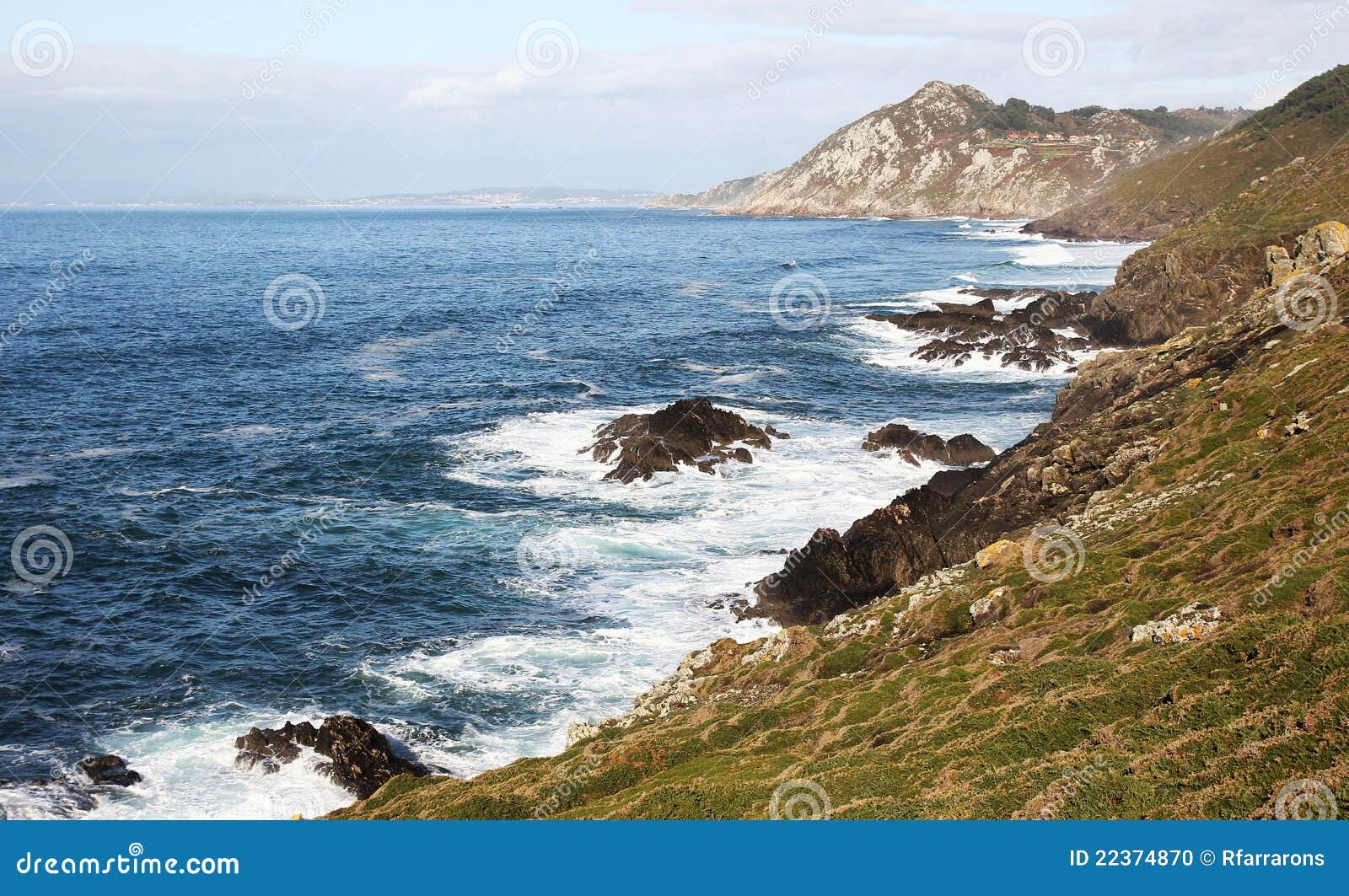 Cliffs near atlantic ocean stock photo. Image of cliffs - 22374870