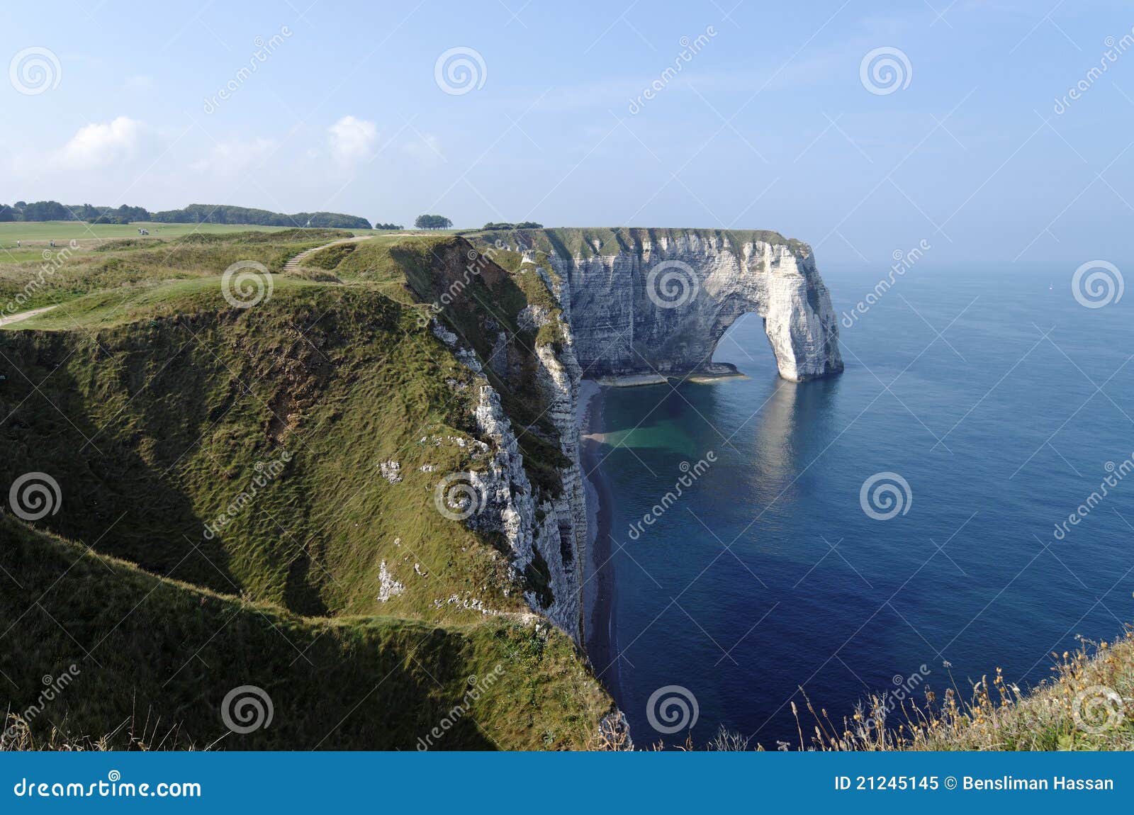 Cliffs of normandy coast stock image. Image of tourism - 21245145