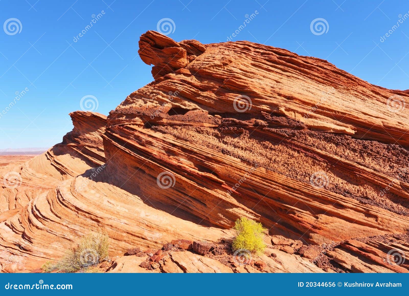 The Cliffs of Red Sandstone Stock Photo - Image of view, landscape ...