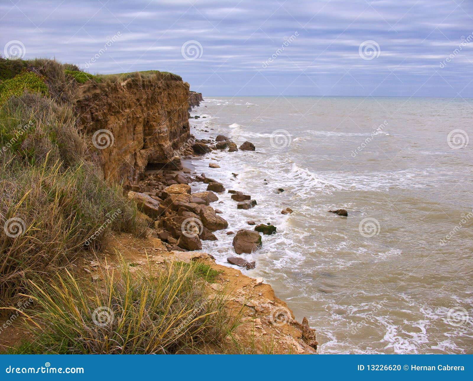 Cliffs on rocky coastline stock photo. Image of cliffs - 13226620