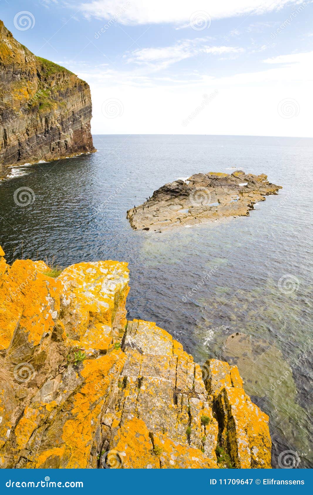 Cliffs, Scotland stock image. Image of landscape, rocky - 11709647