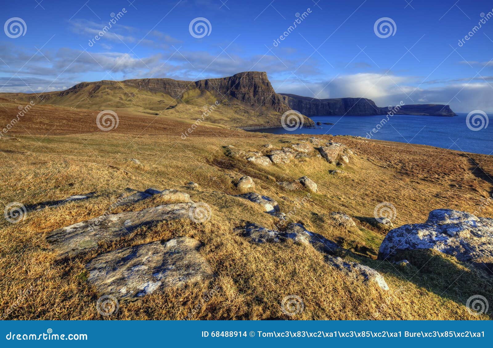 Cliffs, Scotland stock photo. Image of journey, famous - 68488914