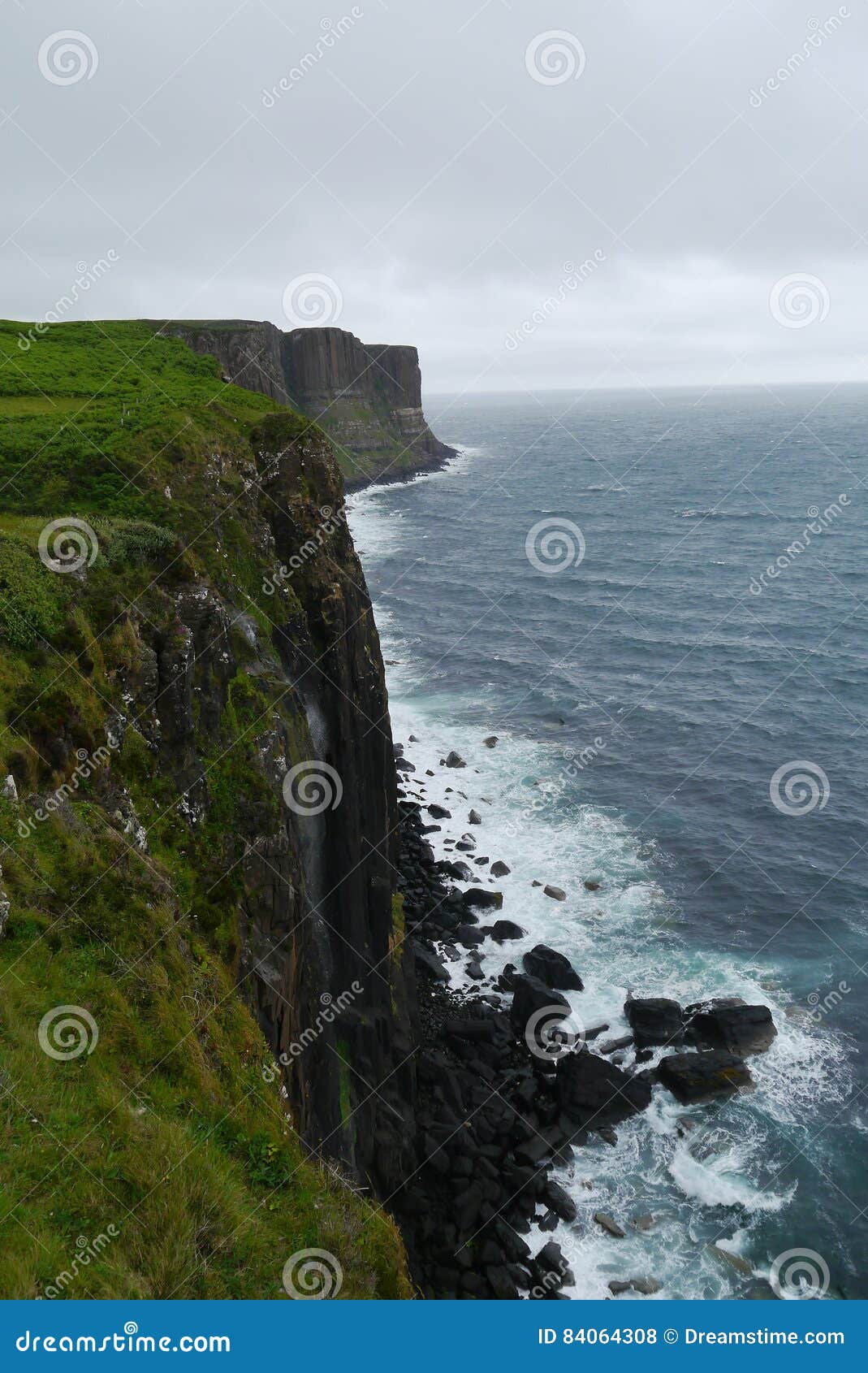 Cliffs in Scotland stock photo. Image of western, ocean - 84064308
