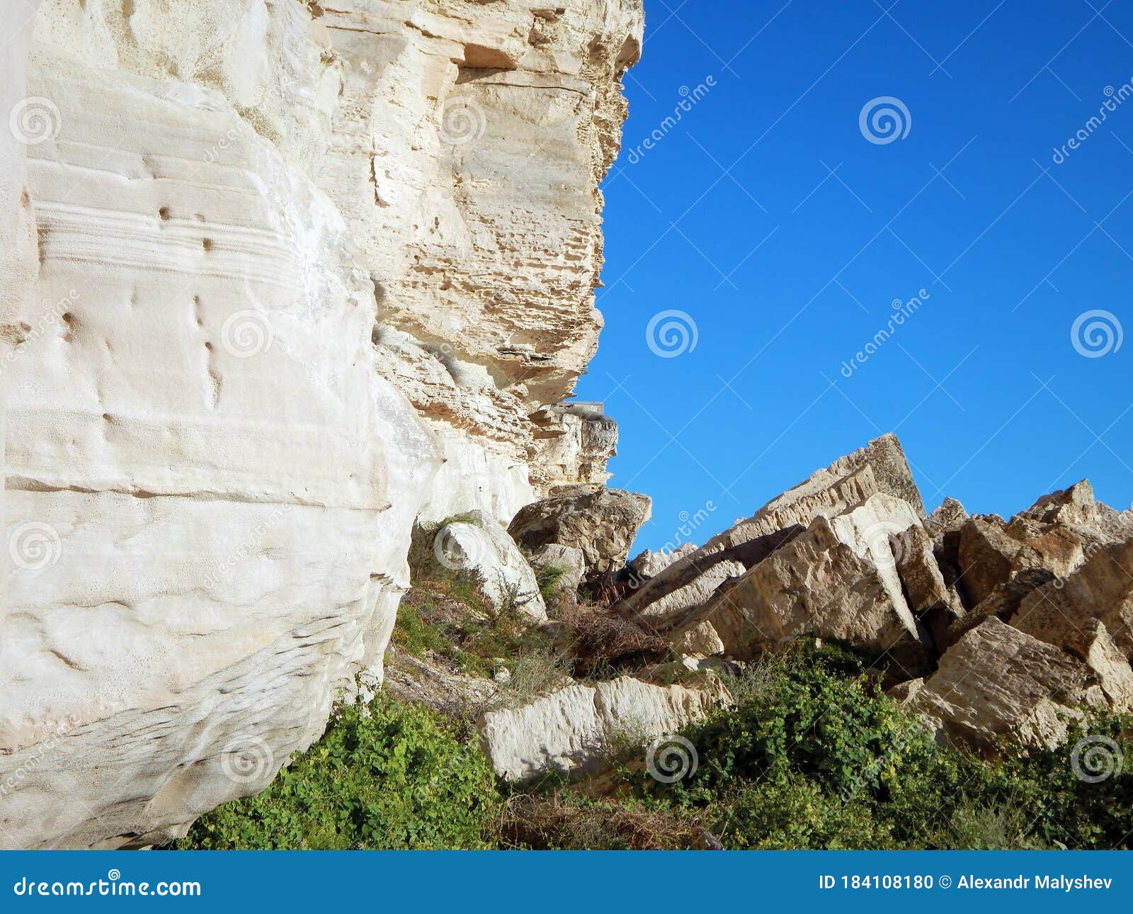 Cliffs by the sea stock photo. Image of stone, mangistau - 184108180