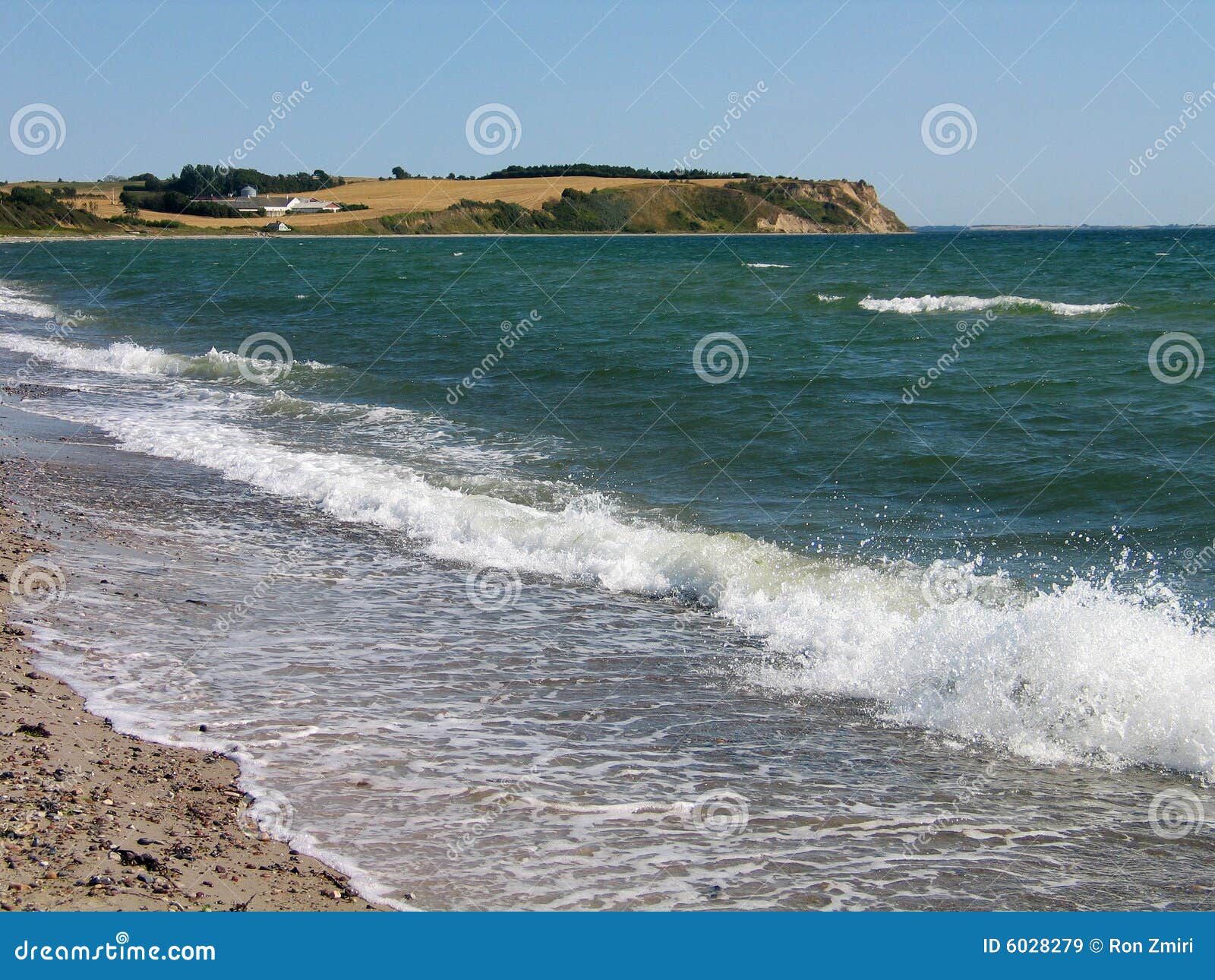 Cliffs by the Seashore Assens Denmark Stock Image - Image of assens ...